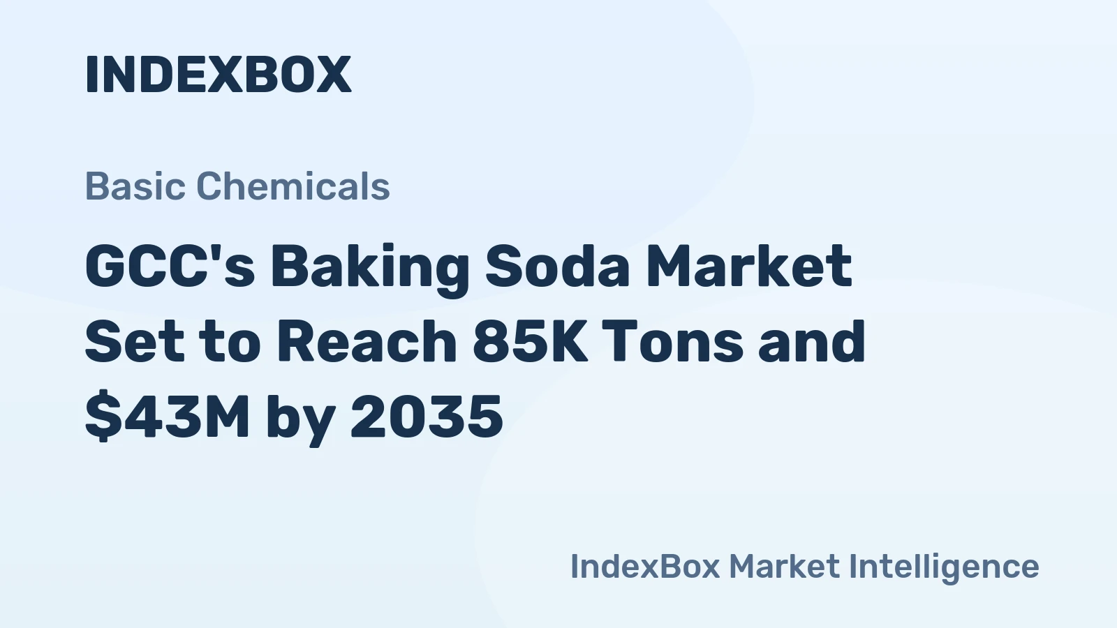 GCC's Baking Soda Market Set to Reach 85K Tons and $43M by 2035