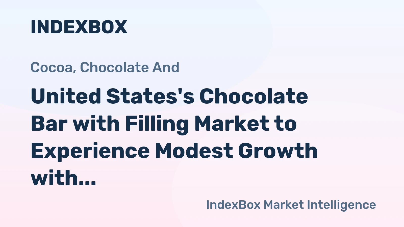 United States's Chocolate Bar with Filling Market to Experience Modest Growth with +0.8% CAGR by 2035