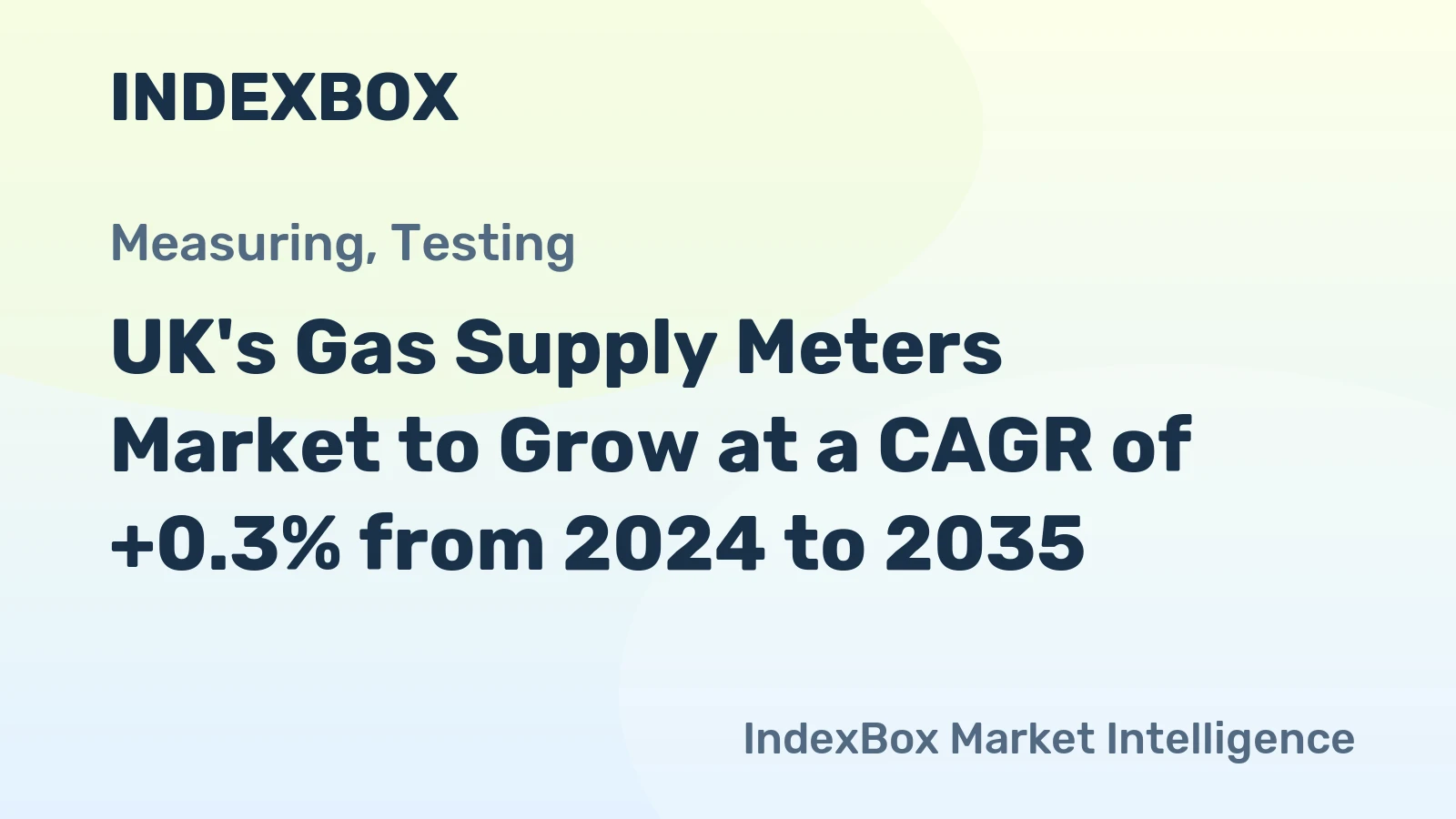 UK's Gas Supply Meters Market to Grow at a CAGR of +0.3% from 2024 to 2035