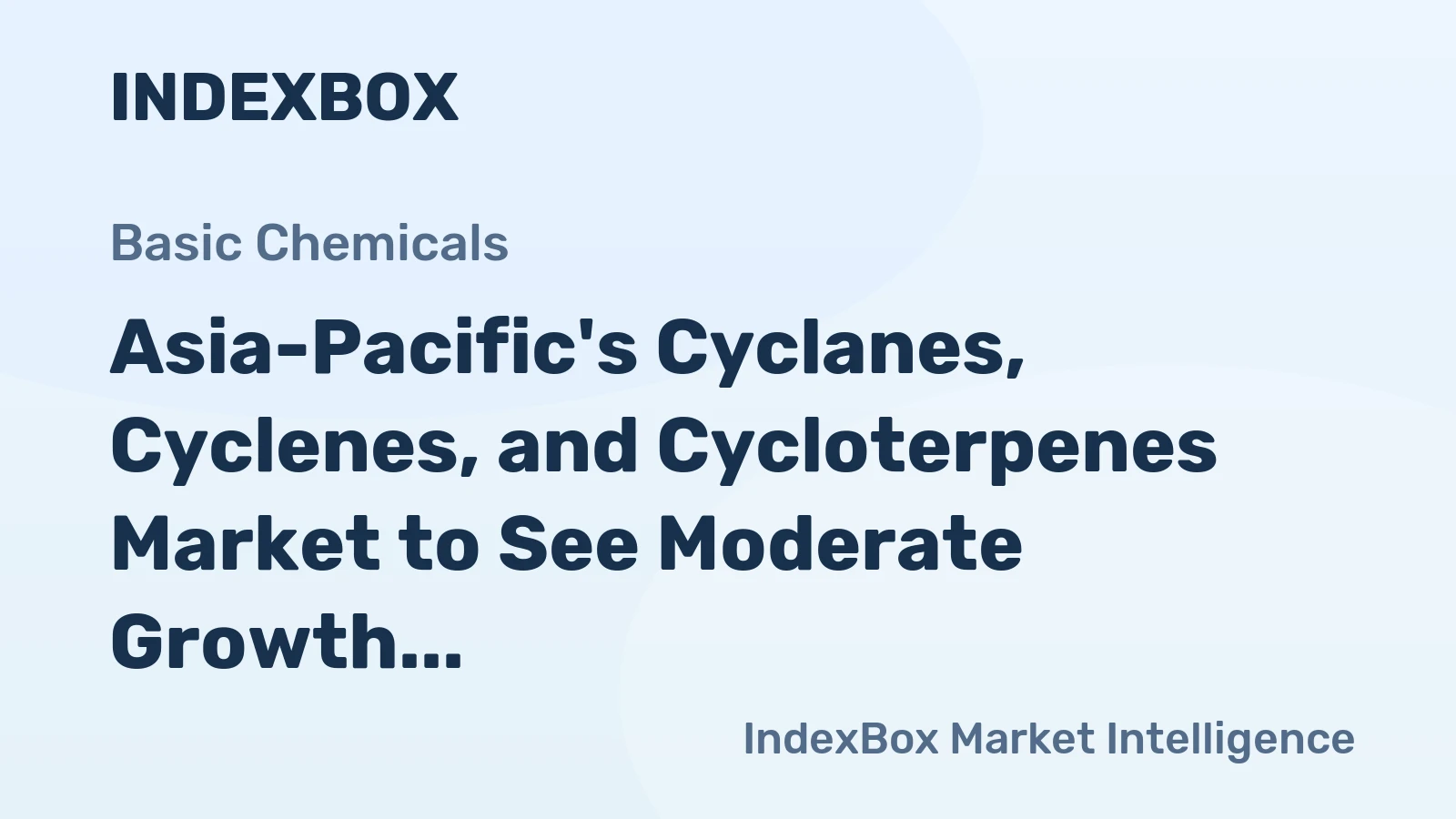 Asia-Pacific's Cyclanes, Cyclenes, and Cycloterpenes Market to See Moderate Growth with Market Volume Reaching 1.4M Tons and Market Value Climbing to $4.8B by 2035
