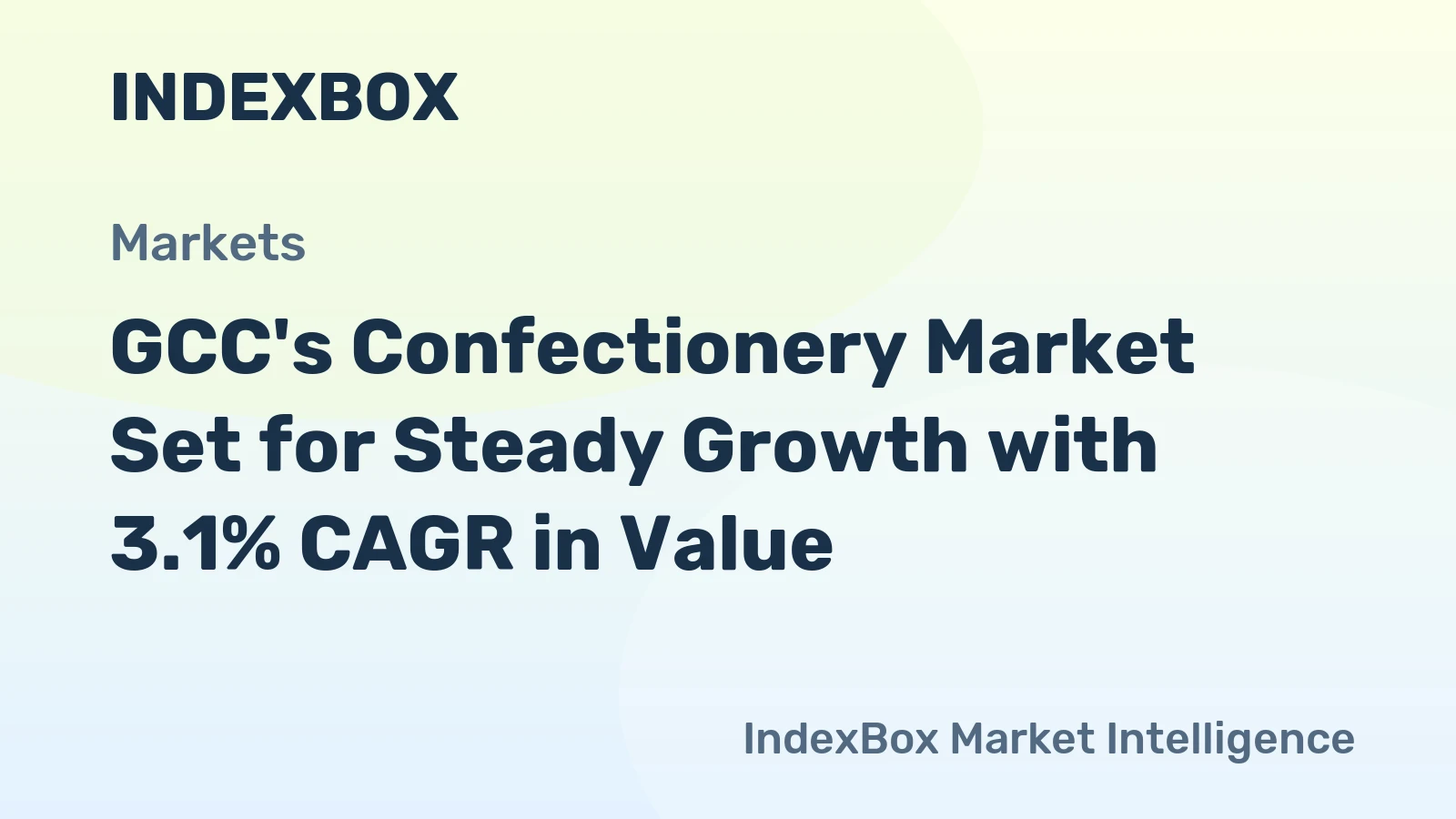GCC's Confectionery Market Set for Steady Growth with 3.1% CAGR in Value