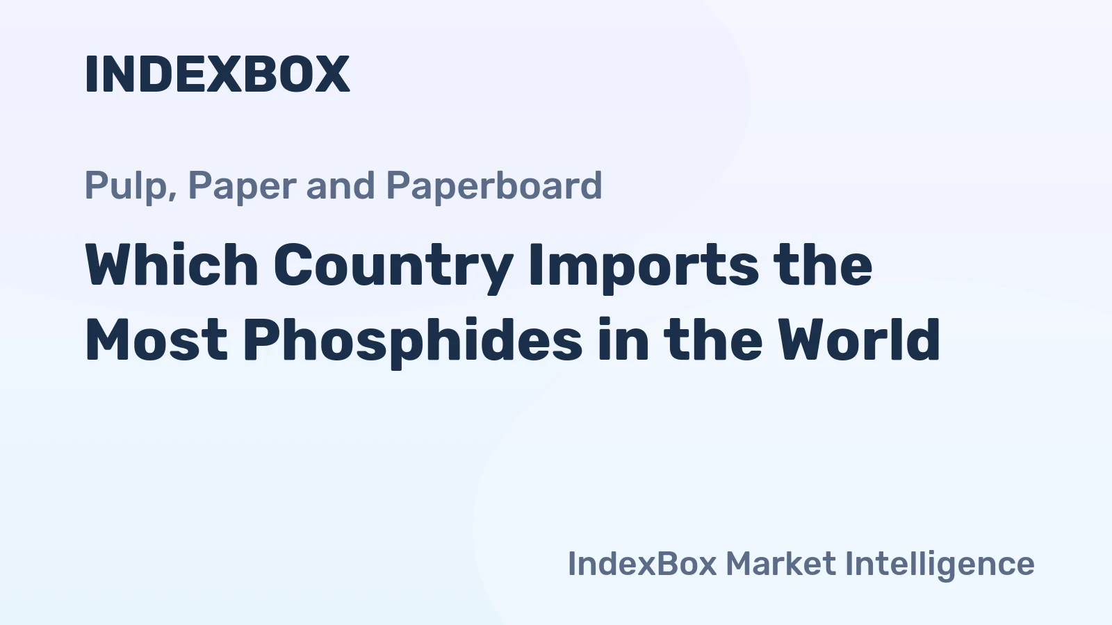 Which Country Imports the Most Phosphides in the World?
