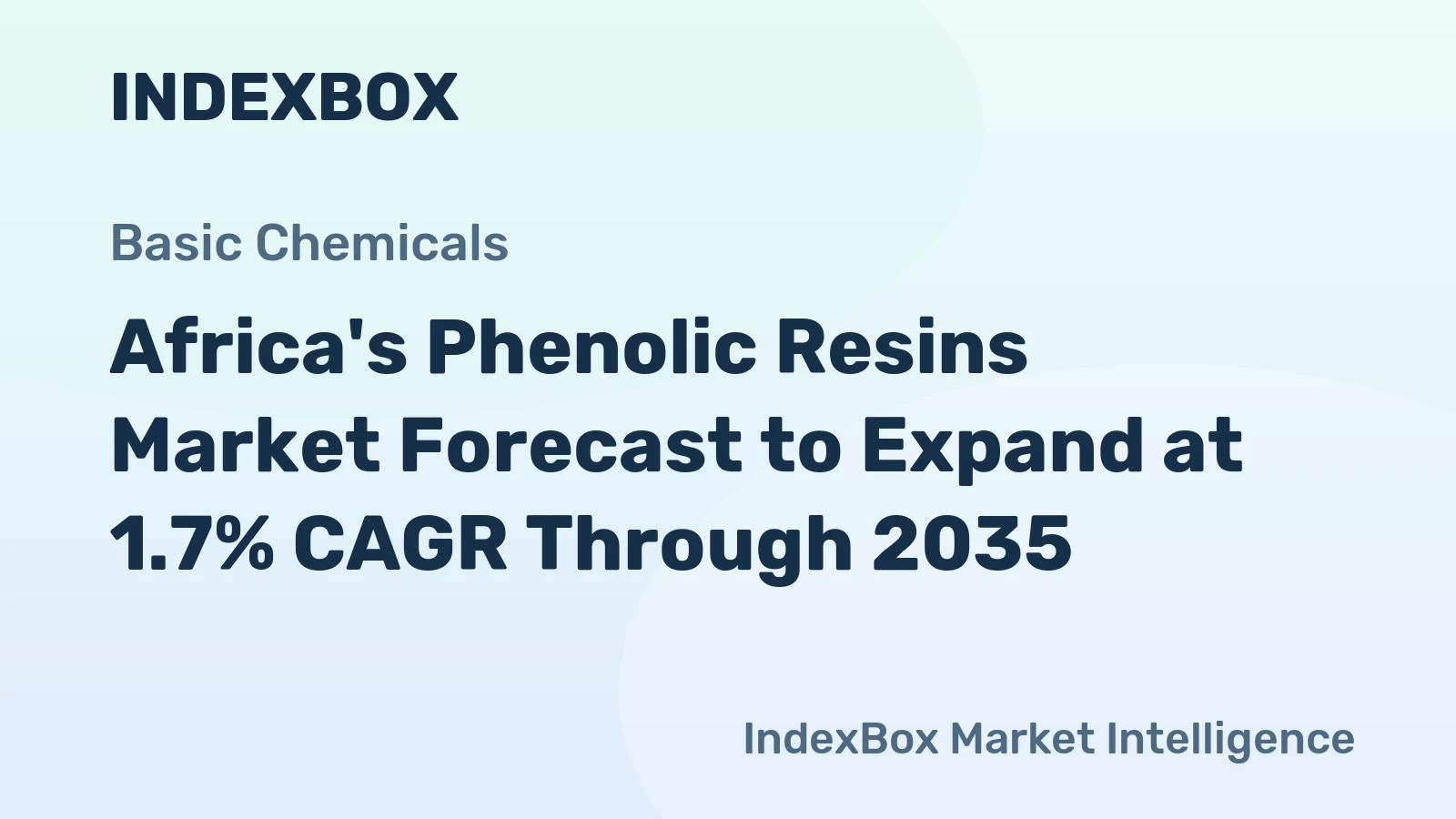 Africa's Phenolic Resins Market Forecast to Expand at 1.7% CAGR Through 2035