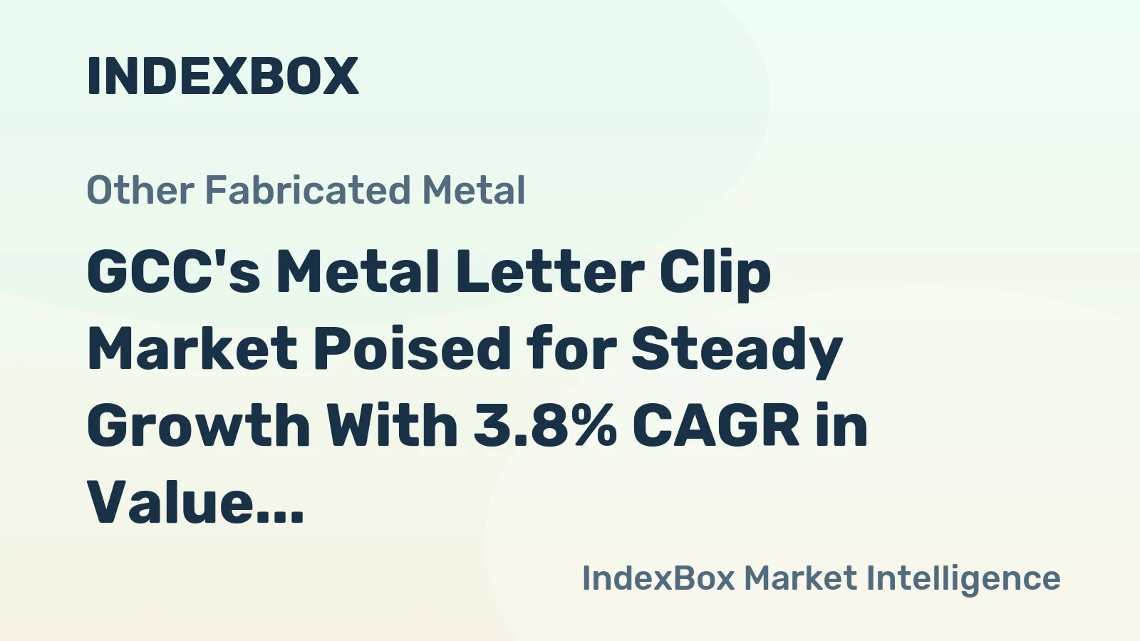 GCC's Metal Letter Clip Market Poised for Steady Growth With 3.8% CAGR in Value Through 2035