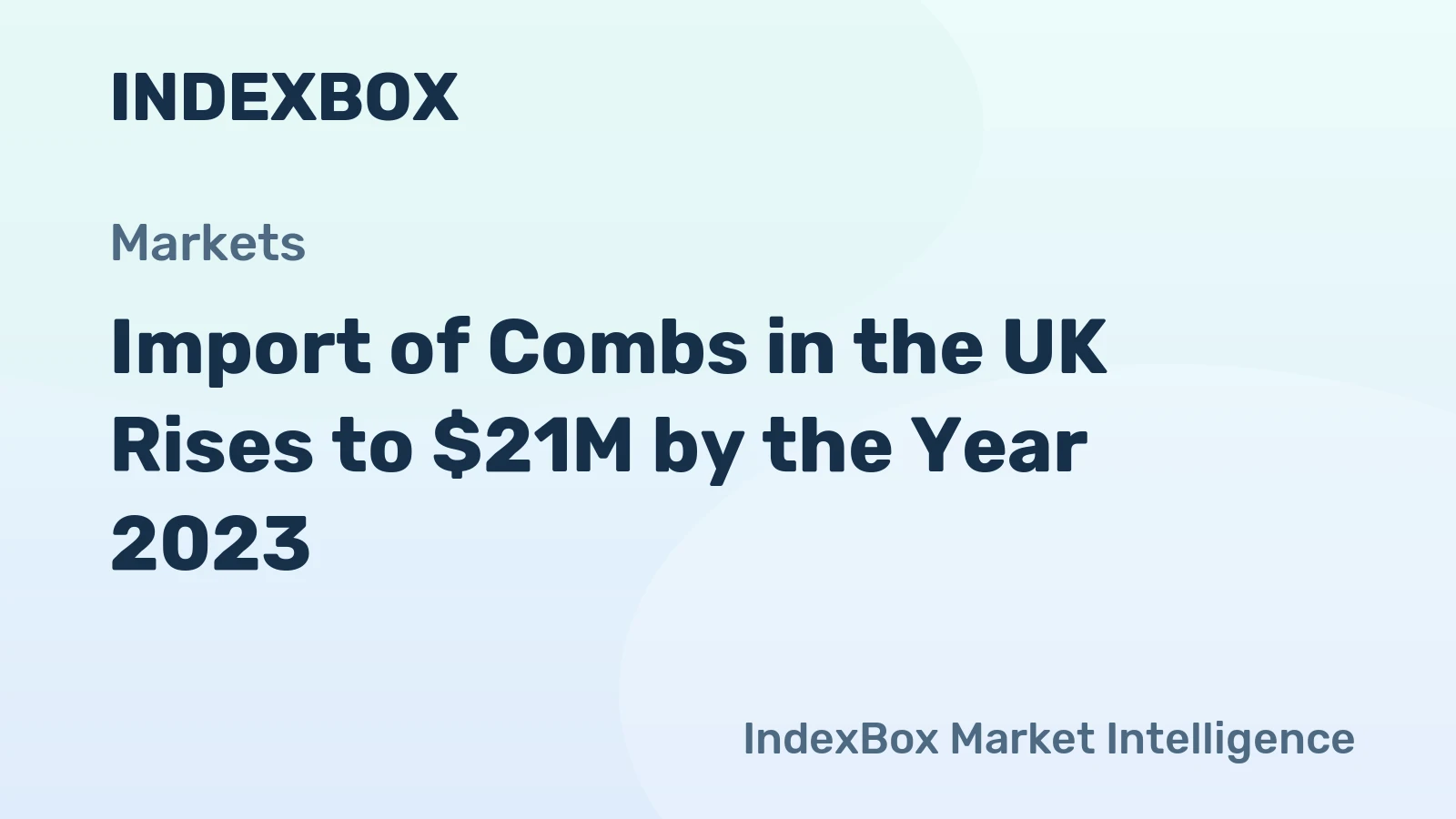 Import of Combs in the UK Rises to $21M by the Year 2023