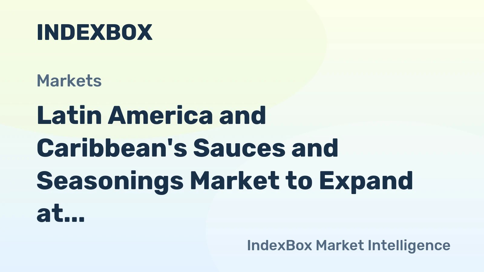 Latin America and Caribbean's Sauces and Seasonings Market to Expand at 1.4% CAGR, Reaching 6.5M Tons by 2035