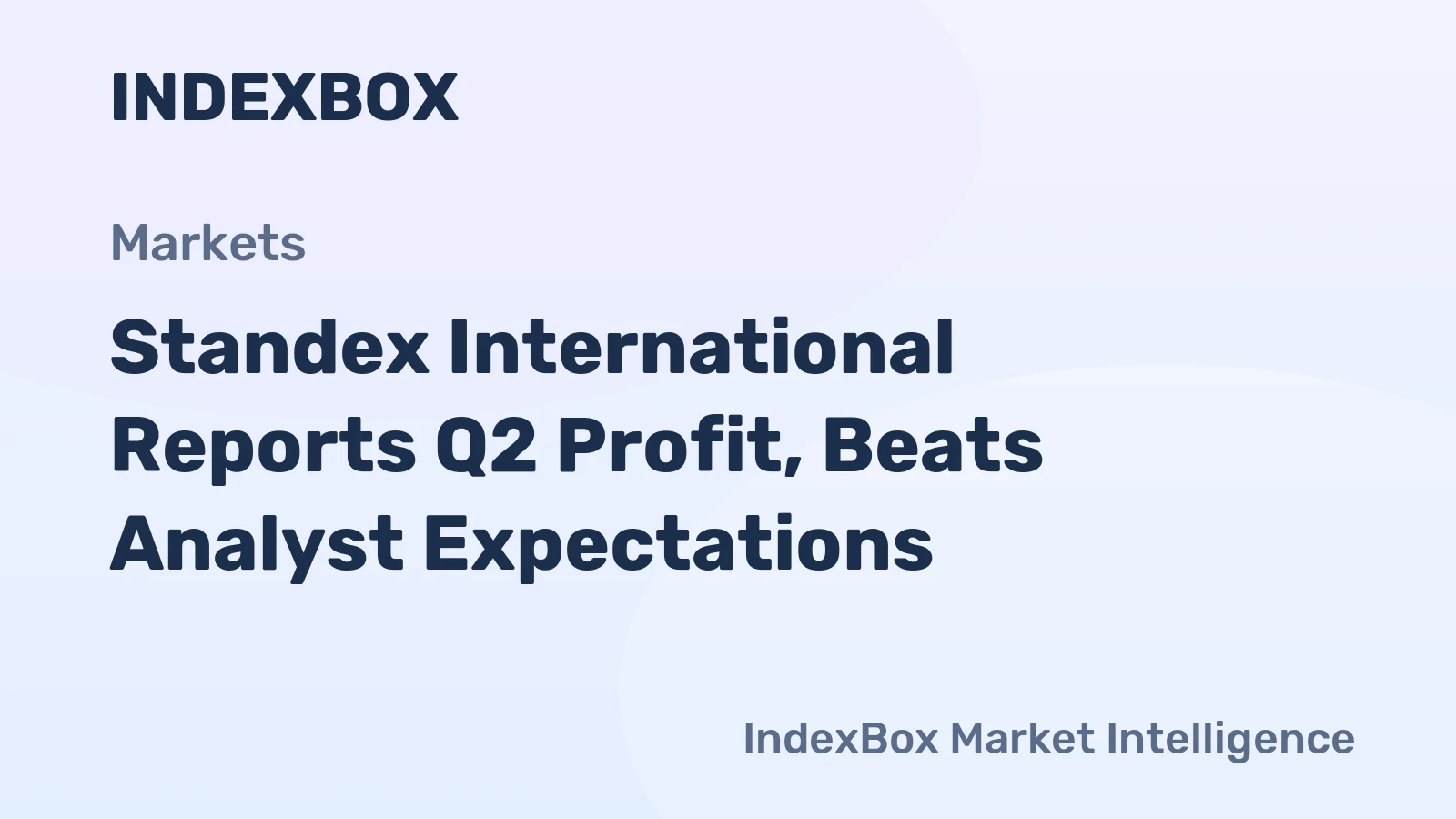 Standex International Reports Q2 Profit, Beats Analyst Expectations