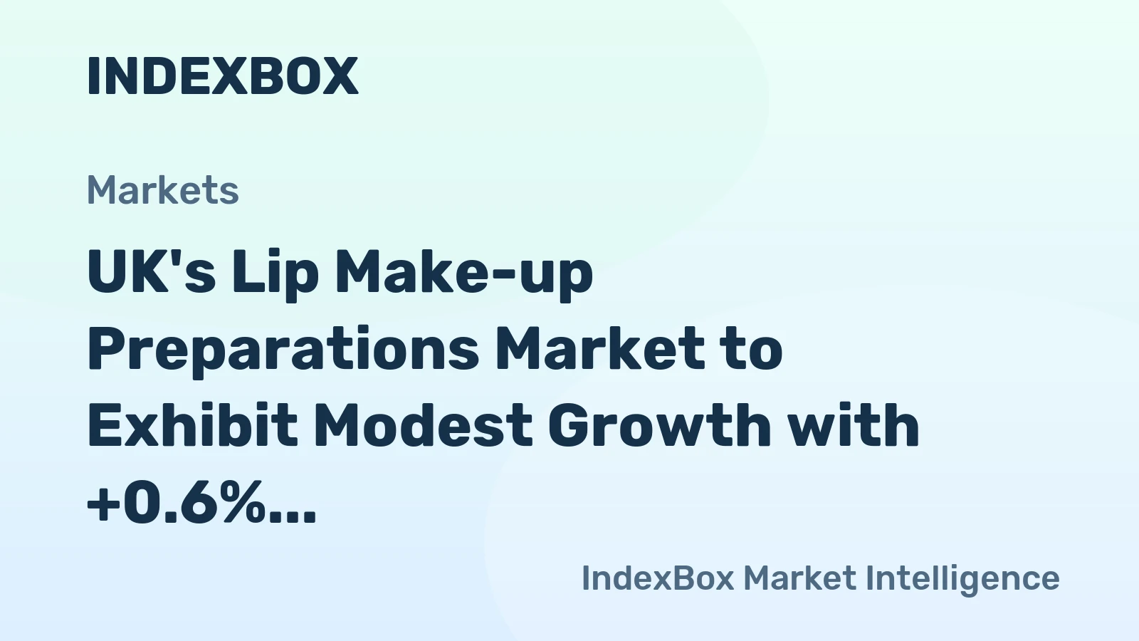 UK's Lip Make-up Preparations Market to Exhibit Modest Growth with +0.6% CAGR Expected