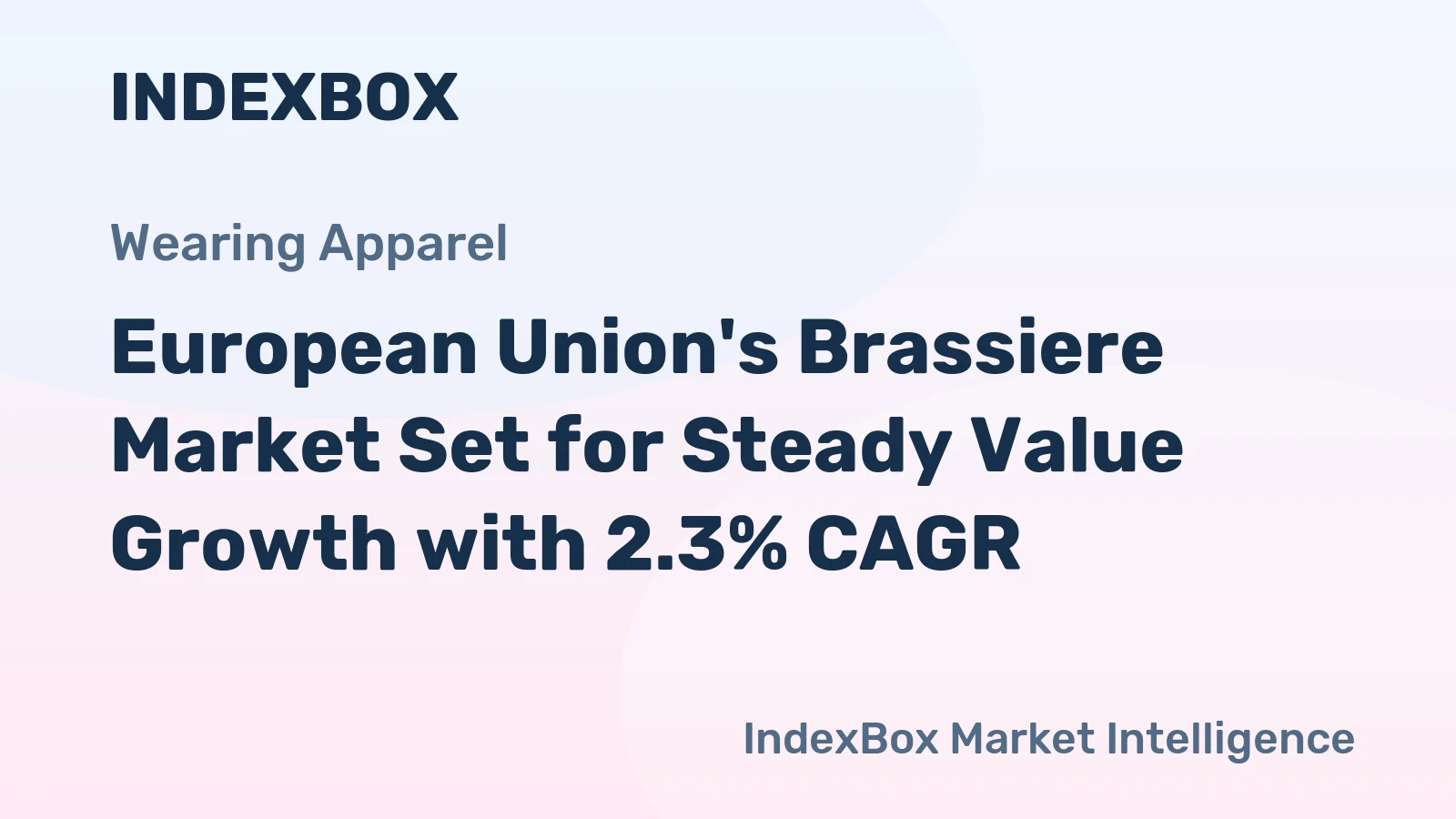 European Union's Brassiere Market Set for Steady Value Growth with 2.3% CAGR