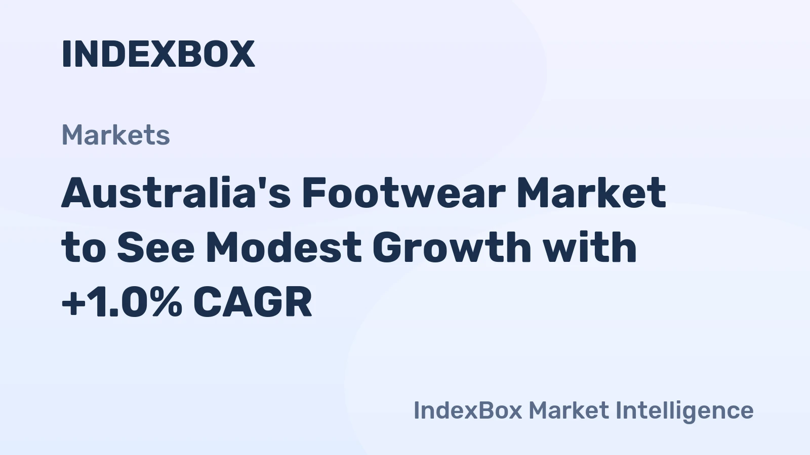 Australia's Footwear Market to See Modest Growth with +1.0% CAGR