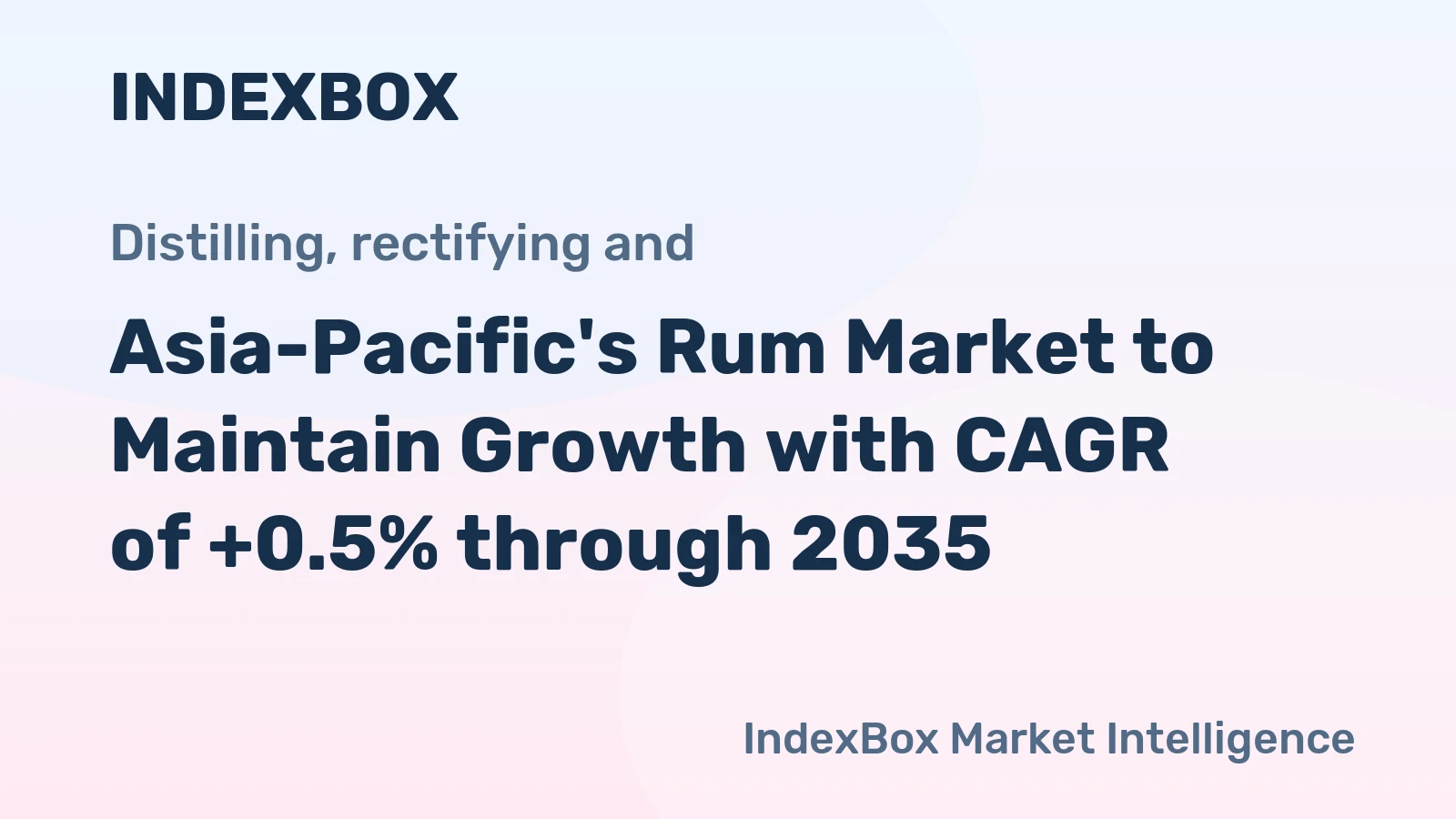 Asia-Pacific's Rum Market to Maintain Growth with CAGR of +0.5% through 2035
