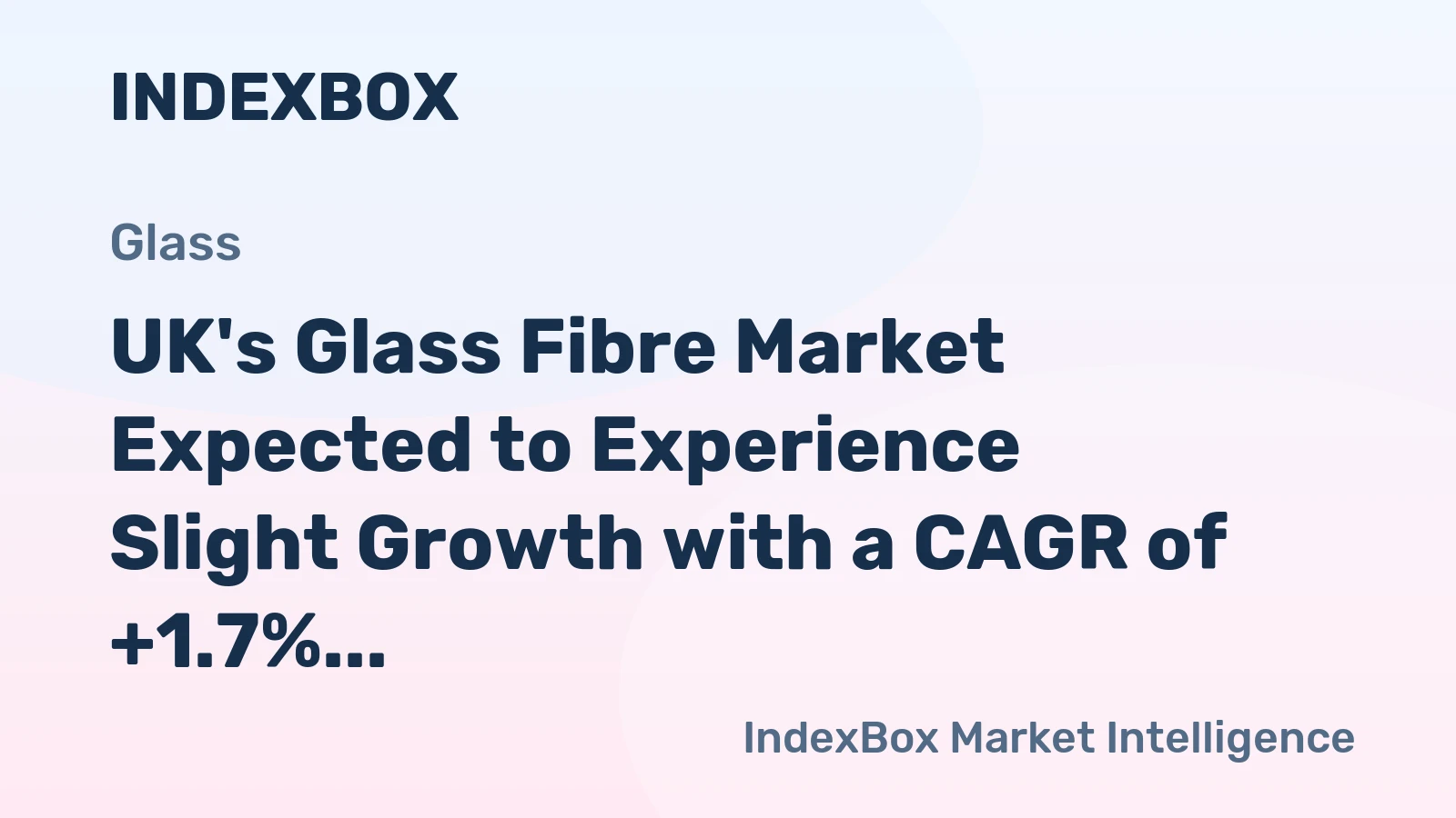 UK's Glass Fibre Market Expected to Experience Slight Growth with a CAGR of +1.7% over the Next Decade