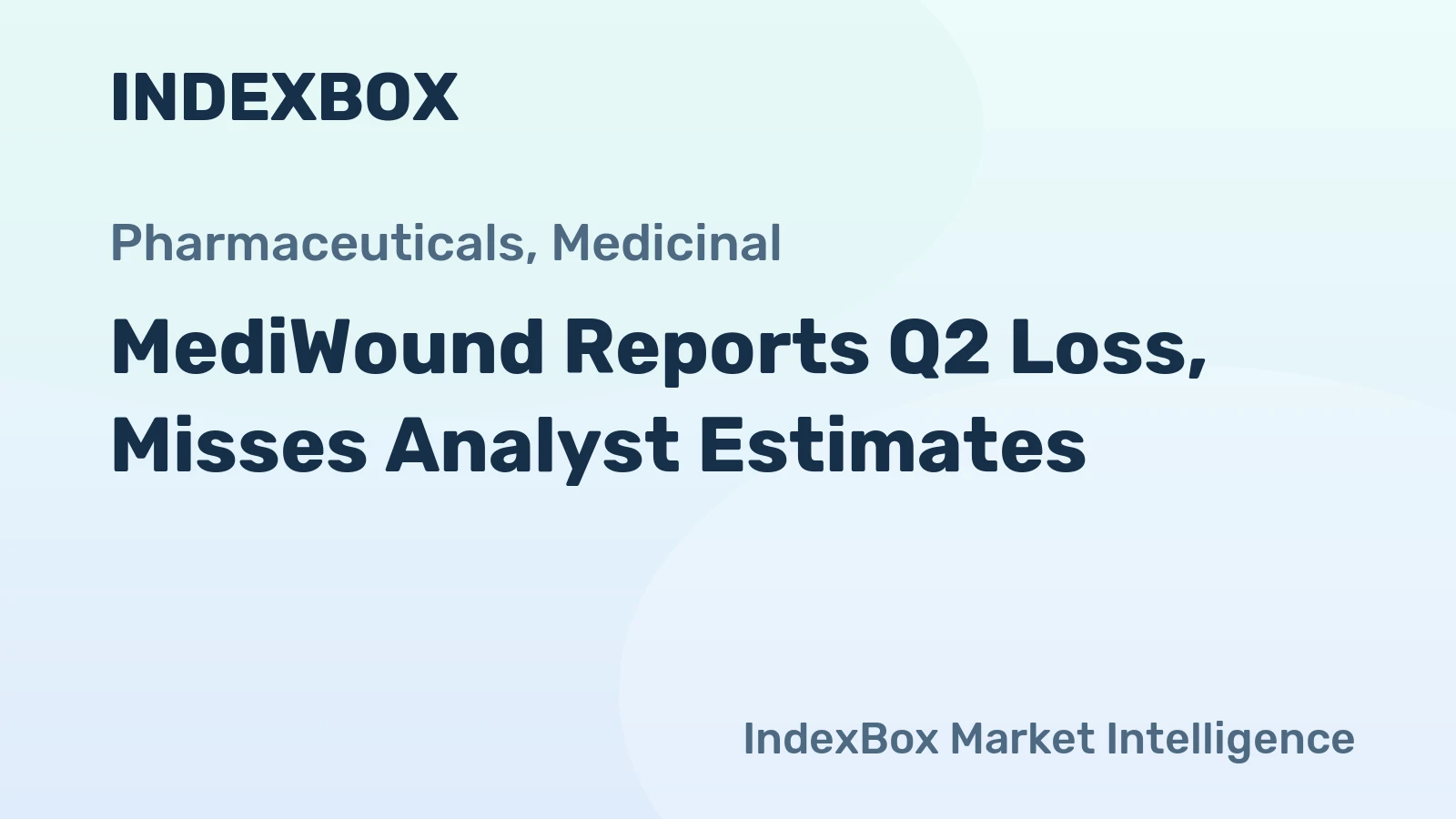 MediWound Reports Q2 Loss, Misses Analyst Estimates