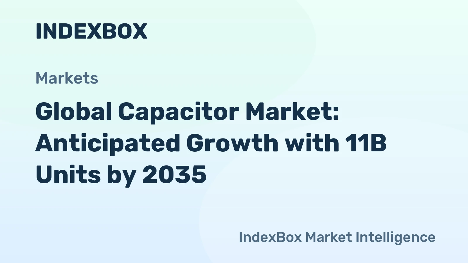 Global Capacitor Market: Anticipated Growth with 11B Units by 2035