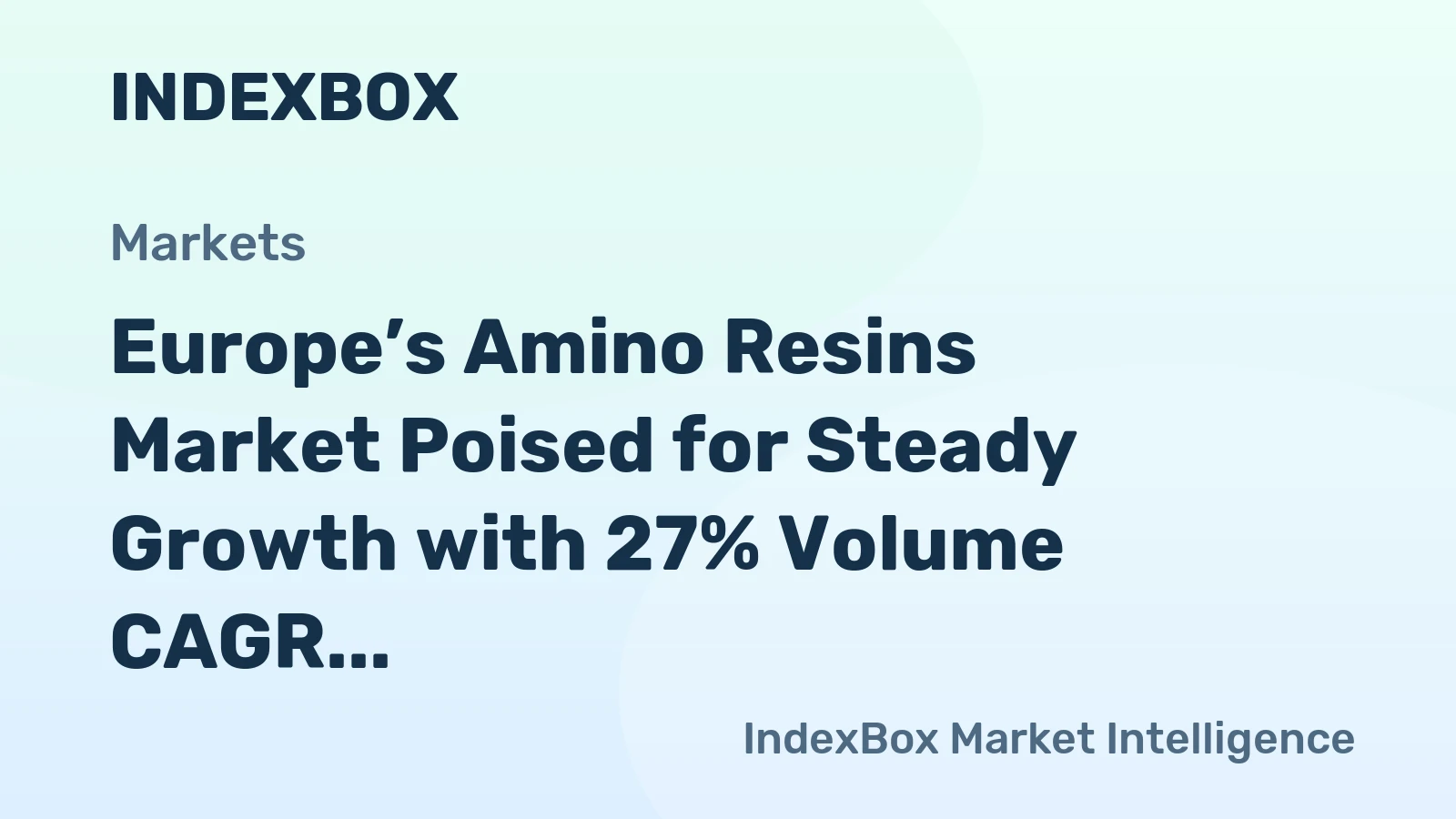 Europe’s Amino Resins Market Poised for Steady Growth with 27% Volume CAGR Through 2035