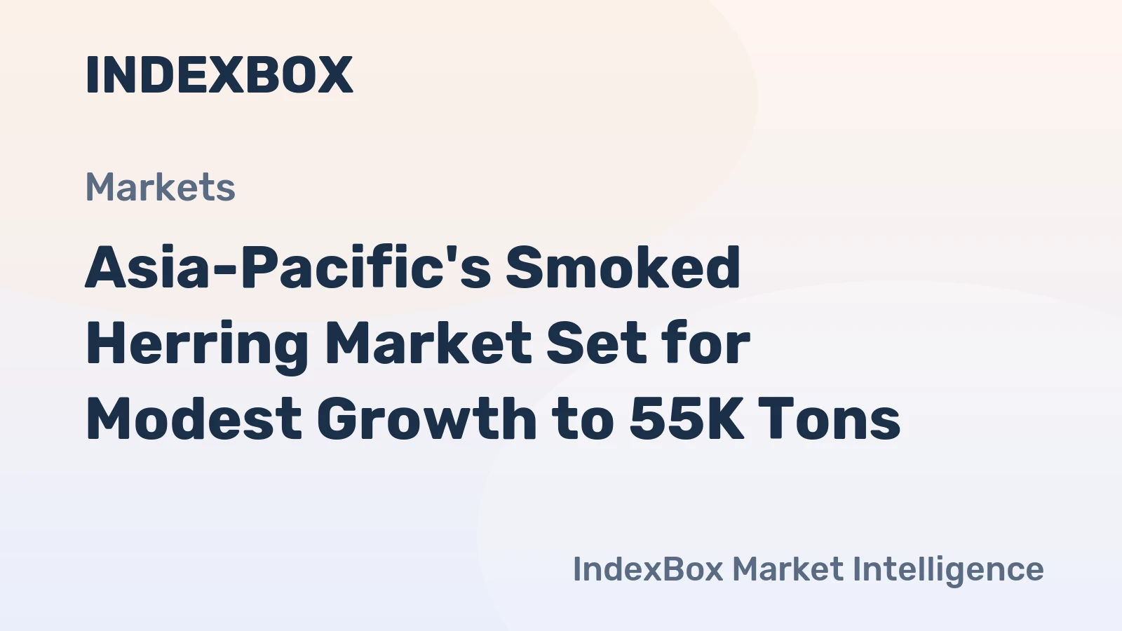 Asia-Pacific's Smoked Herring Market Set for Modest Growth to 55K Tons