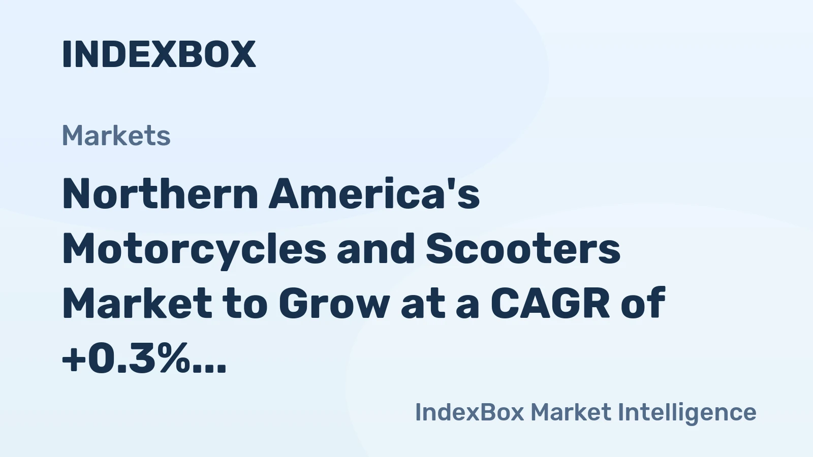 Northern America's Motorcycles and Scooters Market to Grow at a CAGR of +0.3% from 2024-2035, Reaching $24.2B by 2035