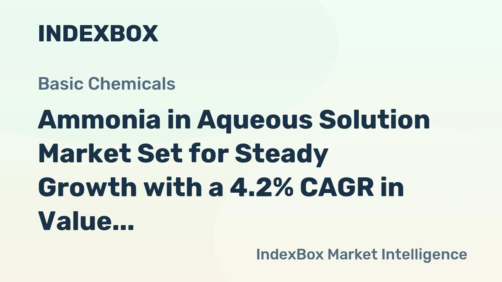 Ammonia in Aqueous Solution Market Set for Steady Growth with a 4.2% CAGR in Value Through 2035