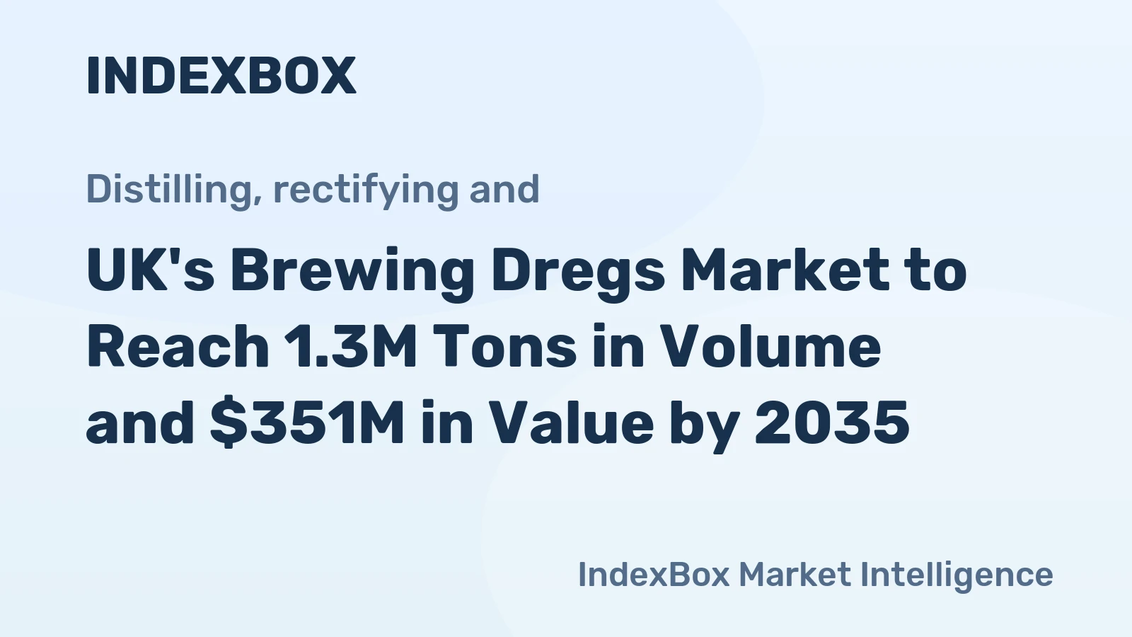 UK's Brewing Dregs Market to Reach 1.3M Tons in Volume and $351M in Value by 2035