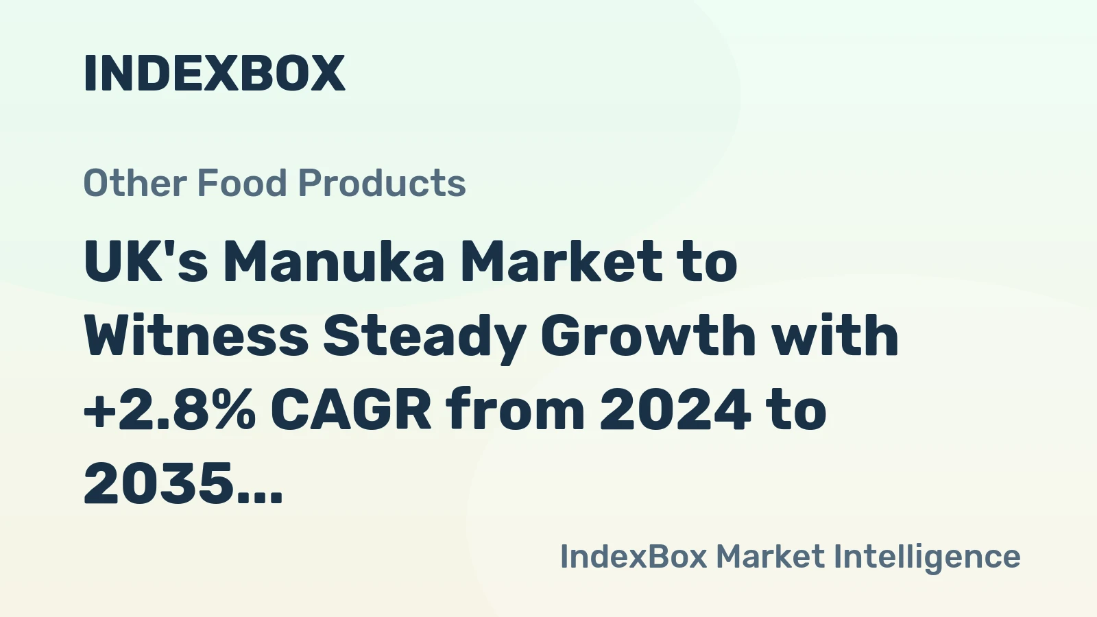 UK's Manuka Market to Witness Steady Growth with +2.8% CAGR from 2024 to 2035