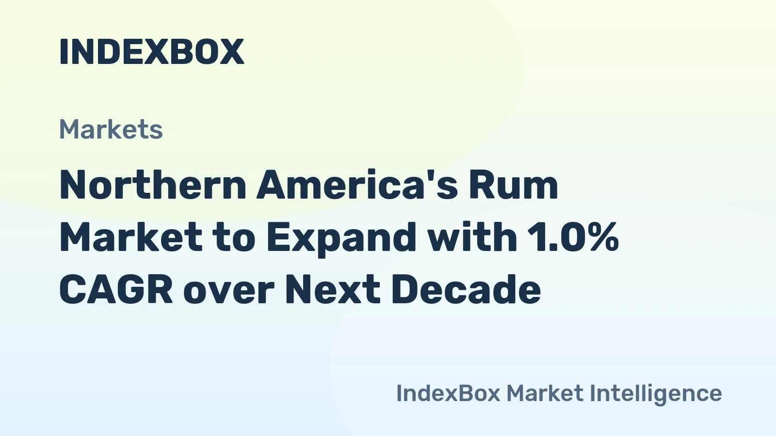 Northern America's Rum Market to Expand with 1.0% CAGR over Next Decade