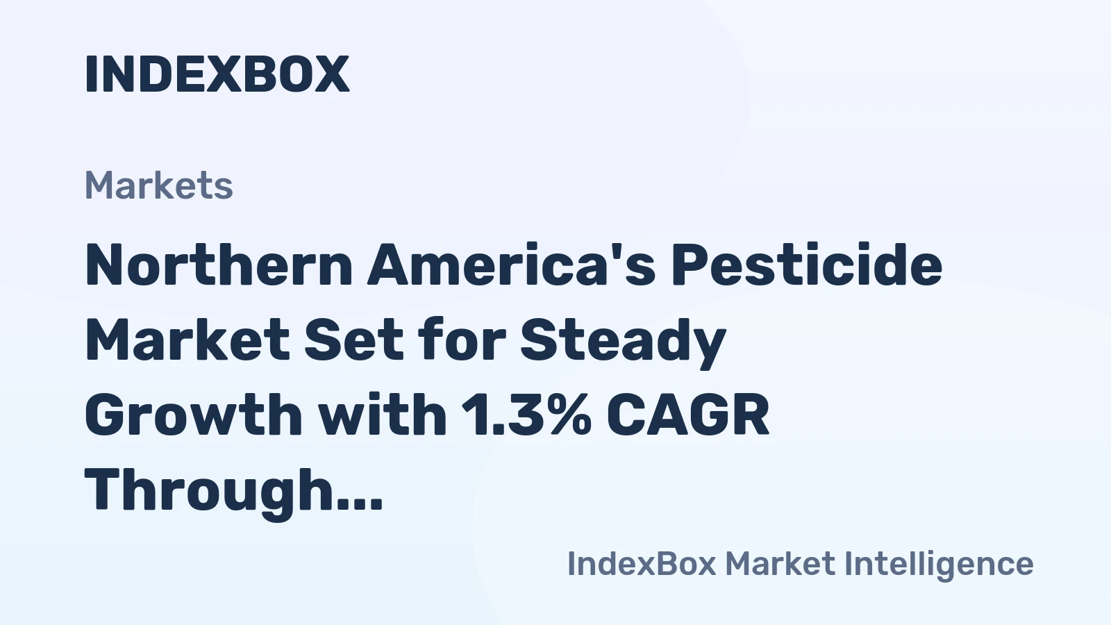Northern America's Pesticide Market Set for Steady Growth with 1.3% CAGR Through 2035