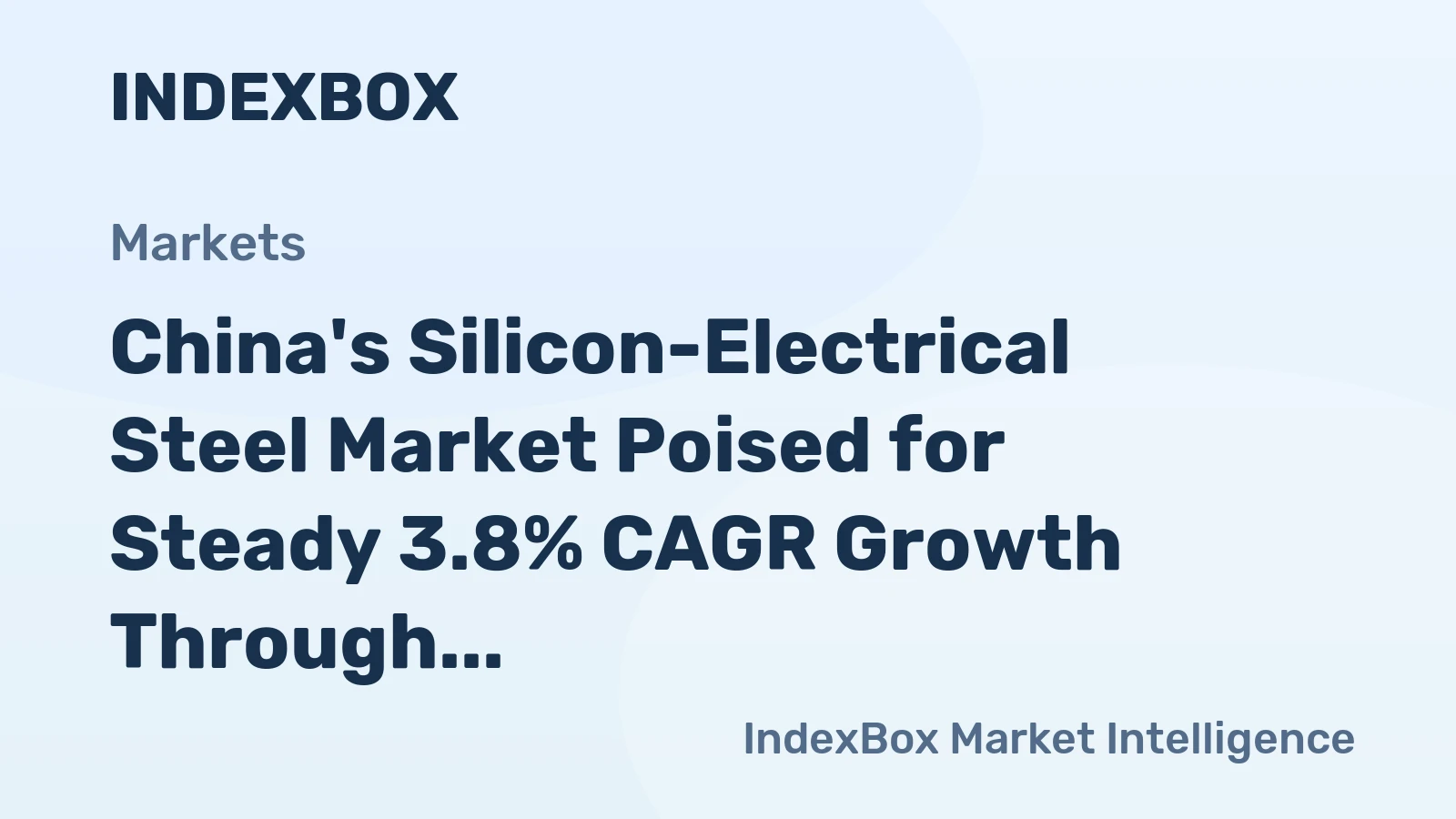 China's Silicon-Electrical Steel Market Poised for Steady 3.8% CAGR Growth Through 2035