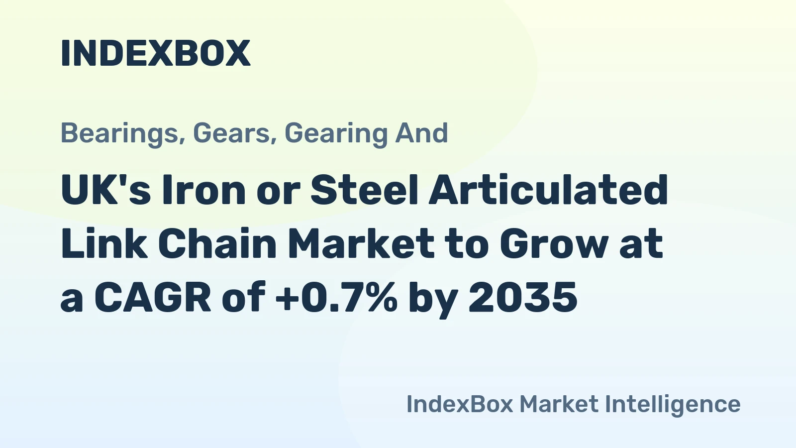UK's Iron or Steel Articulated Link Chain Market to Grow at a CAGR of +0.7% by 2035