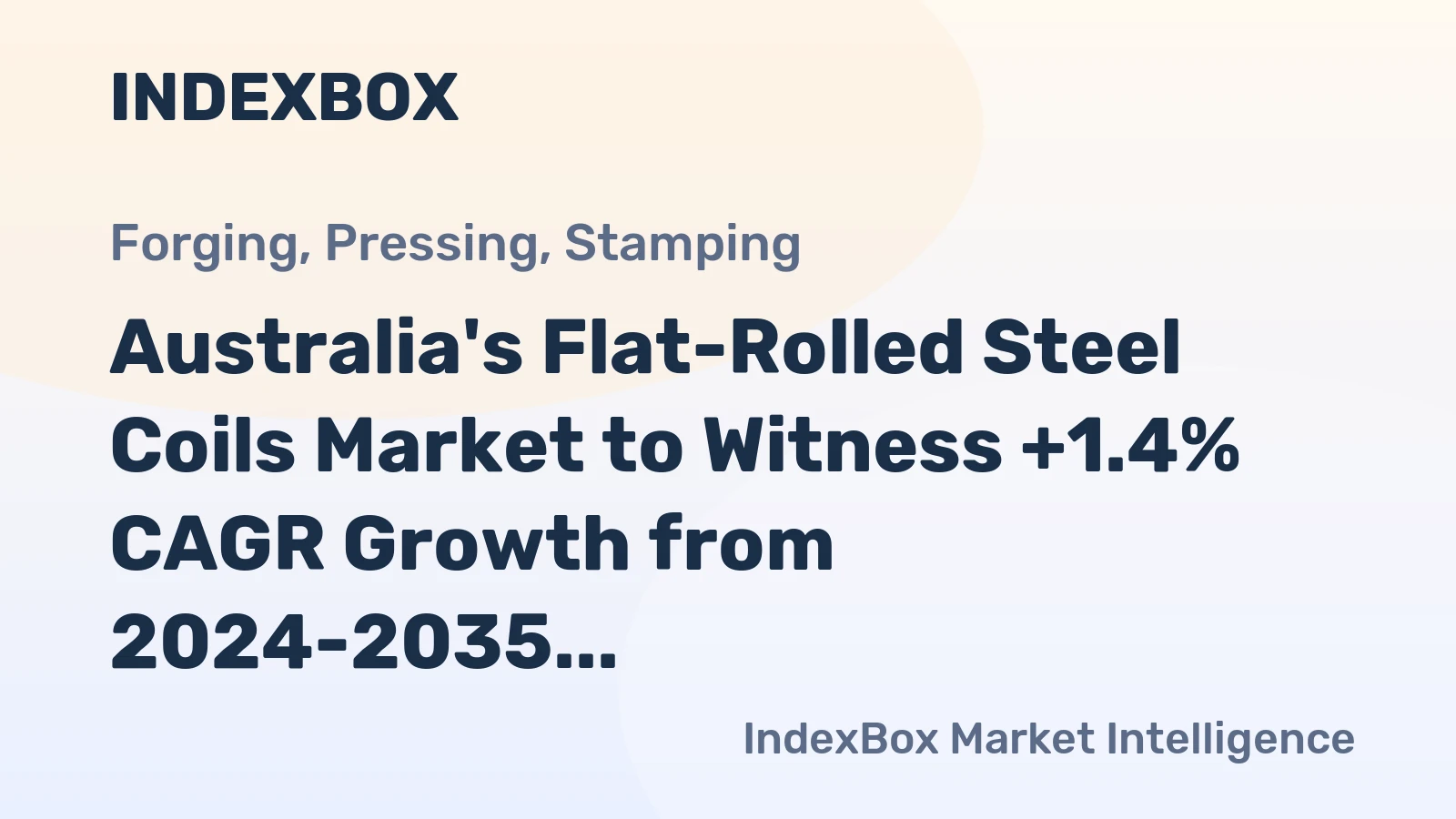 Australia's Flat-Rolled Steel Coils Market to Witness +1.4% CAGR Growth from 2024-2035