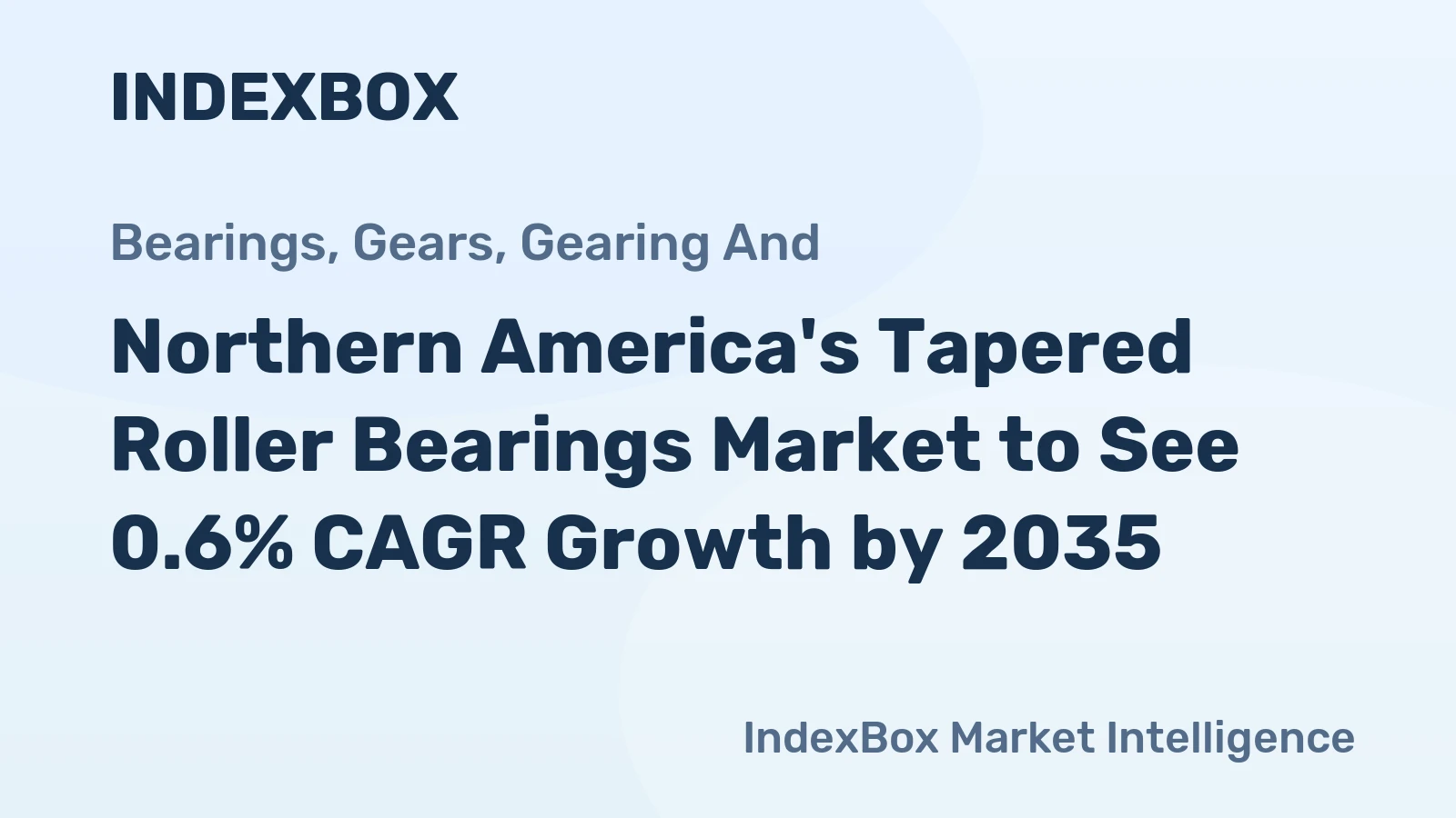 Northern America's Tapered Roller Bearings Market to See 0.6% CAGR Growth by 2035