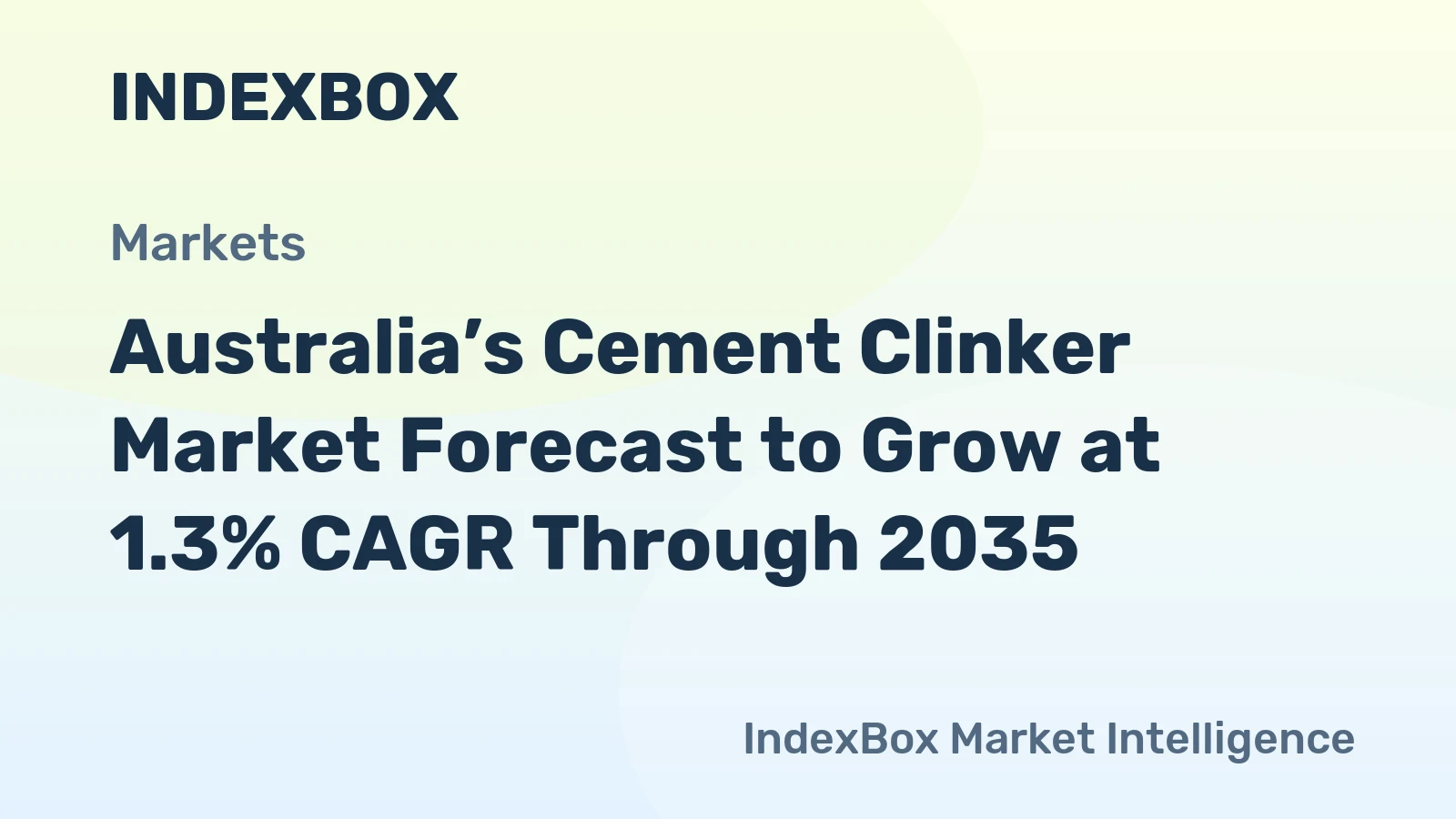 Australia’s Cement Clinker Market Forecast to Grow at 1.3% CAGR Through 2035