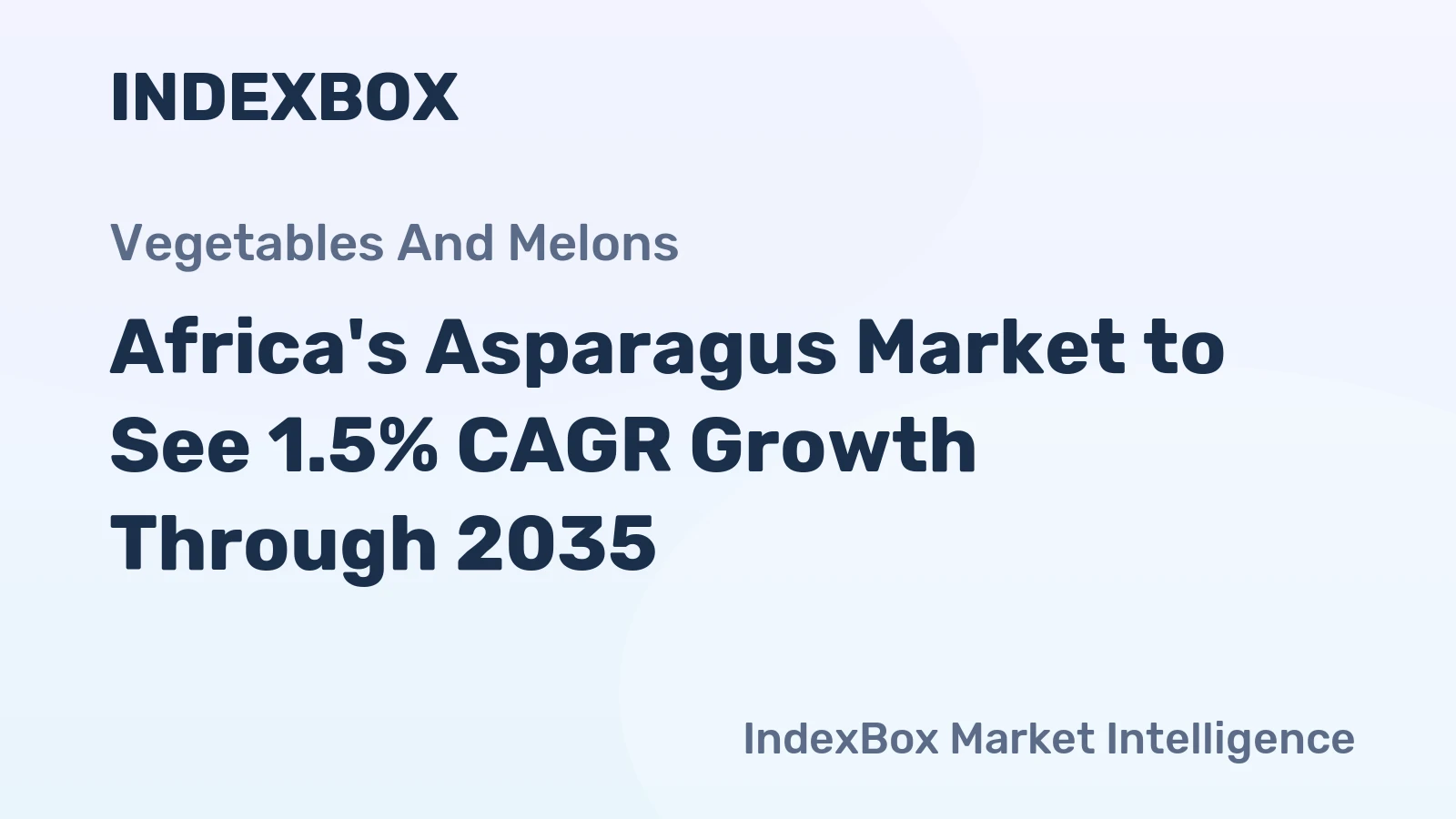 Africa's Asparagus Market to See 1.5% CAGR Growth Through 2035