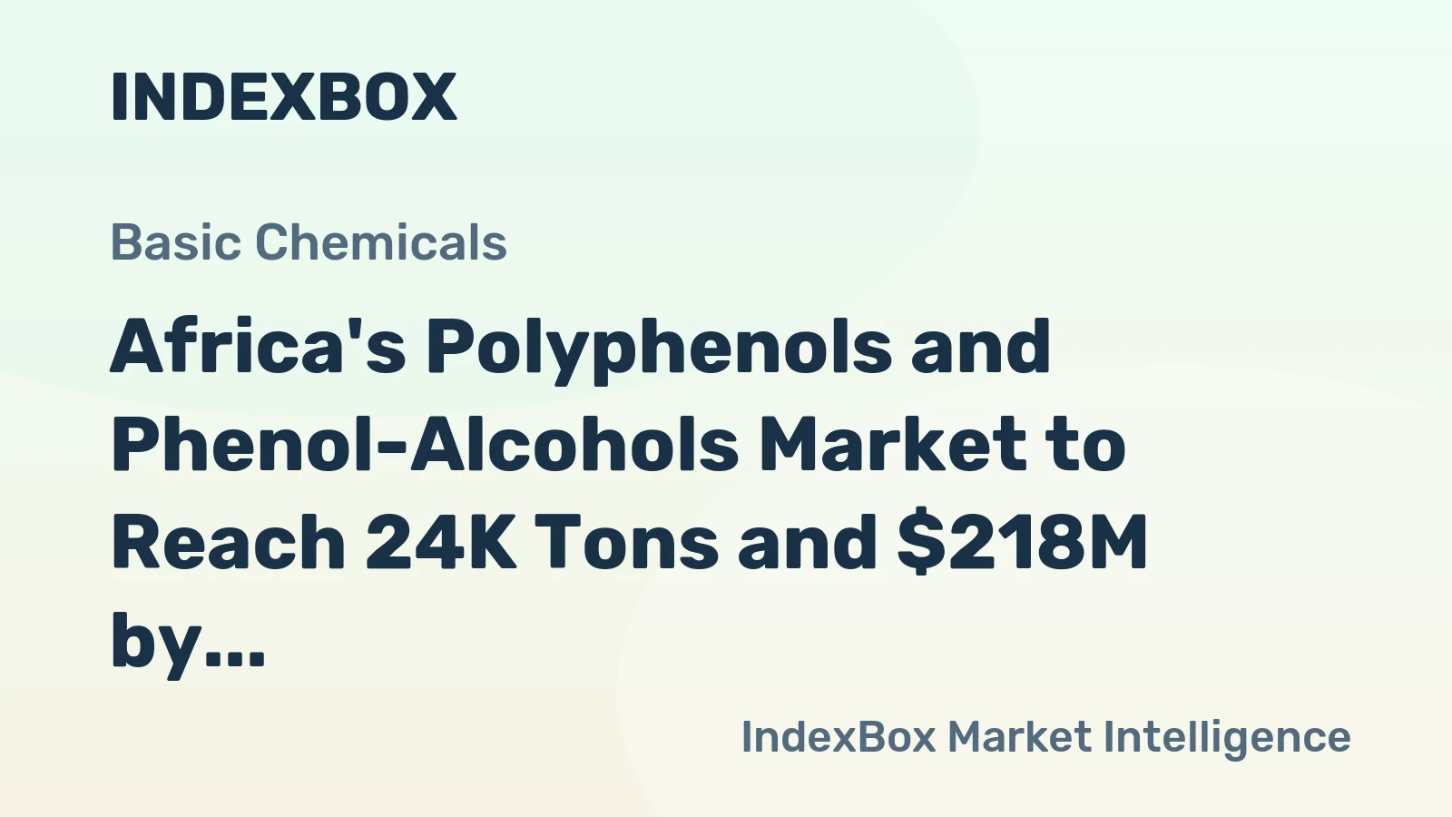 Africa's Polyphenols and Phenol-Alcohols Market to Reach 24K Tons and $218M by 2035