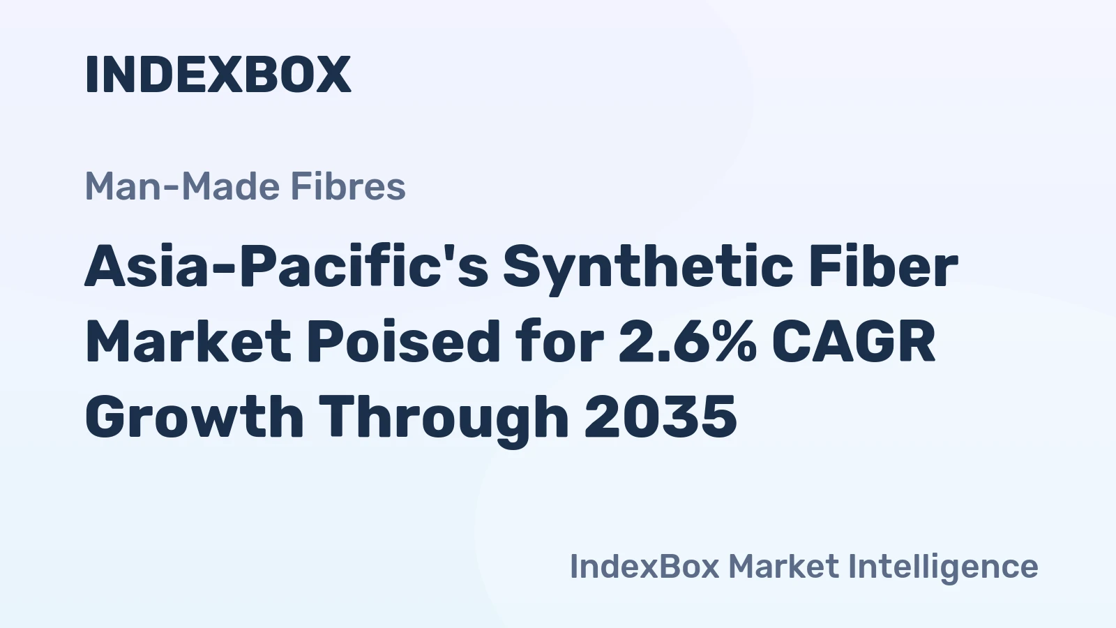 Asia-Pacific's Synthetic Fiber Market Poised for 2.6% CAGR Growth Through 2035