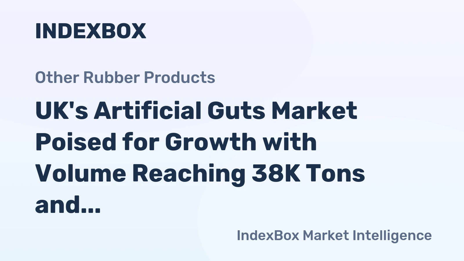 UK's Artificial Guts Market Poised for Growth with Volume Reaching 38K Tons and Value Reaching $1.2B by 2035