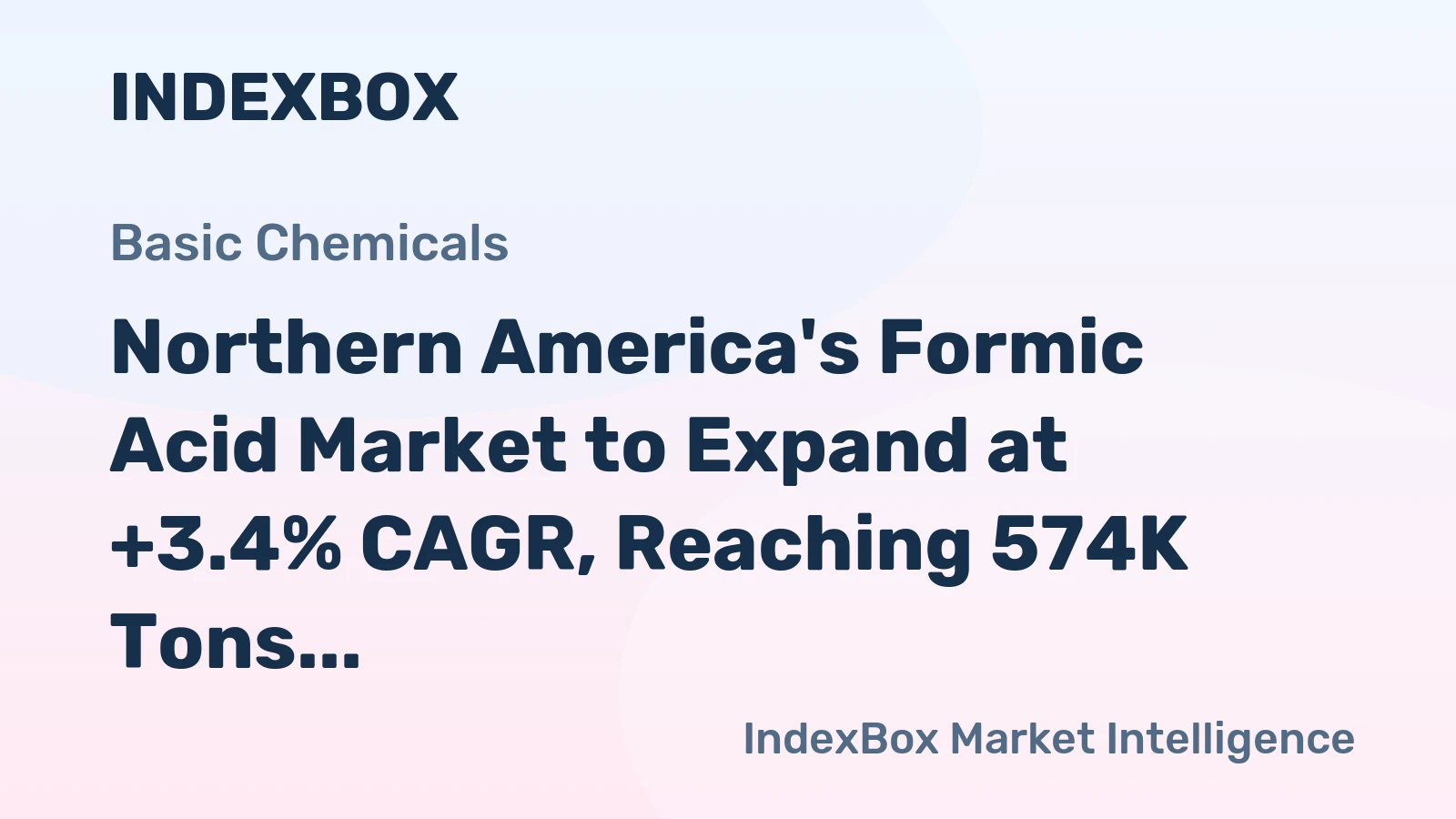 Northern America's Formic Acid Market to Expand at +3.4% CAGR, Reaching 574K Tons by 2035
