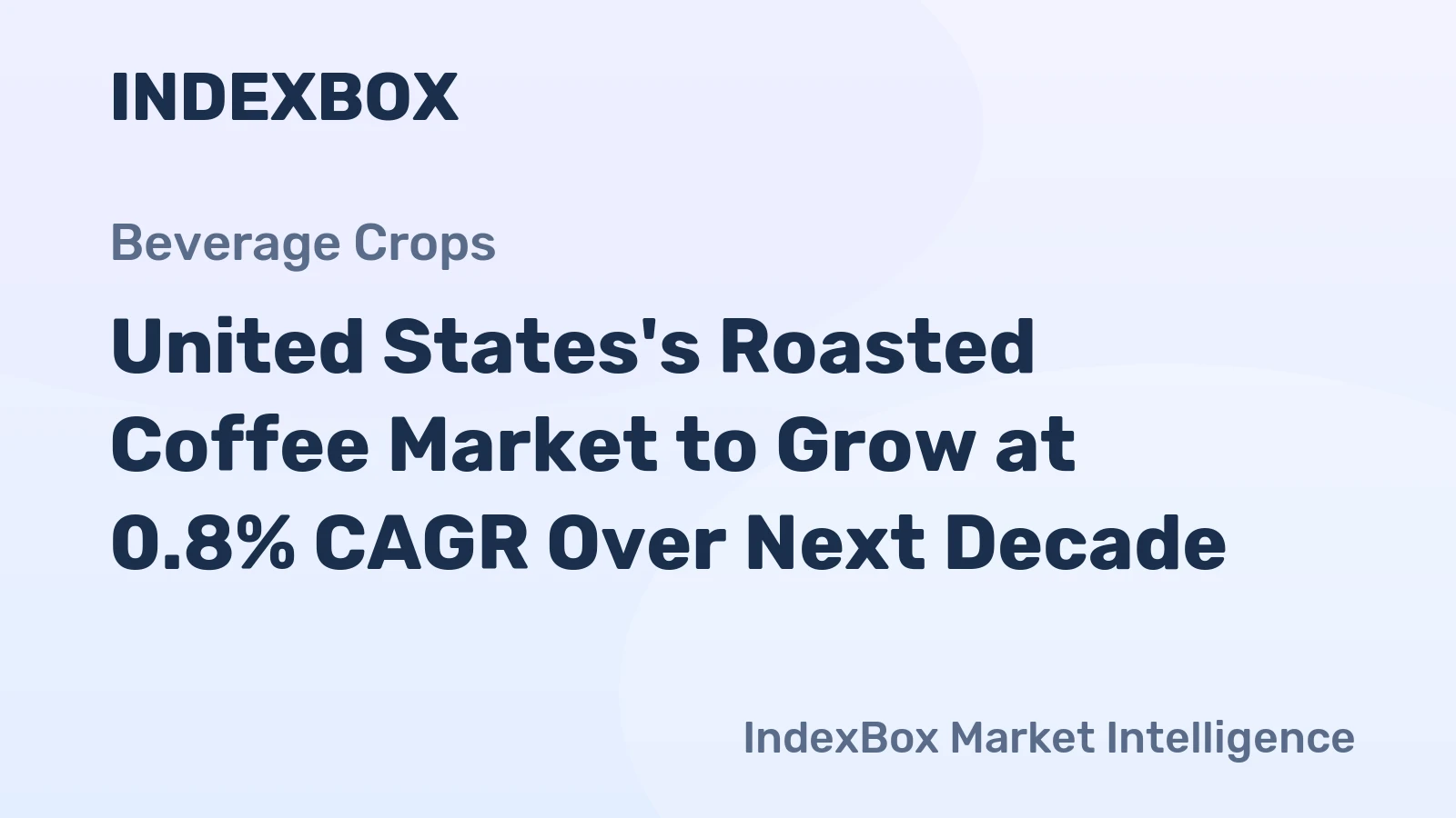 United States's Roasted Coffee Market to Grow at 0.8% CAGR Over Next Decade