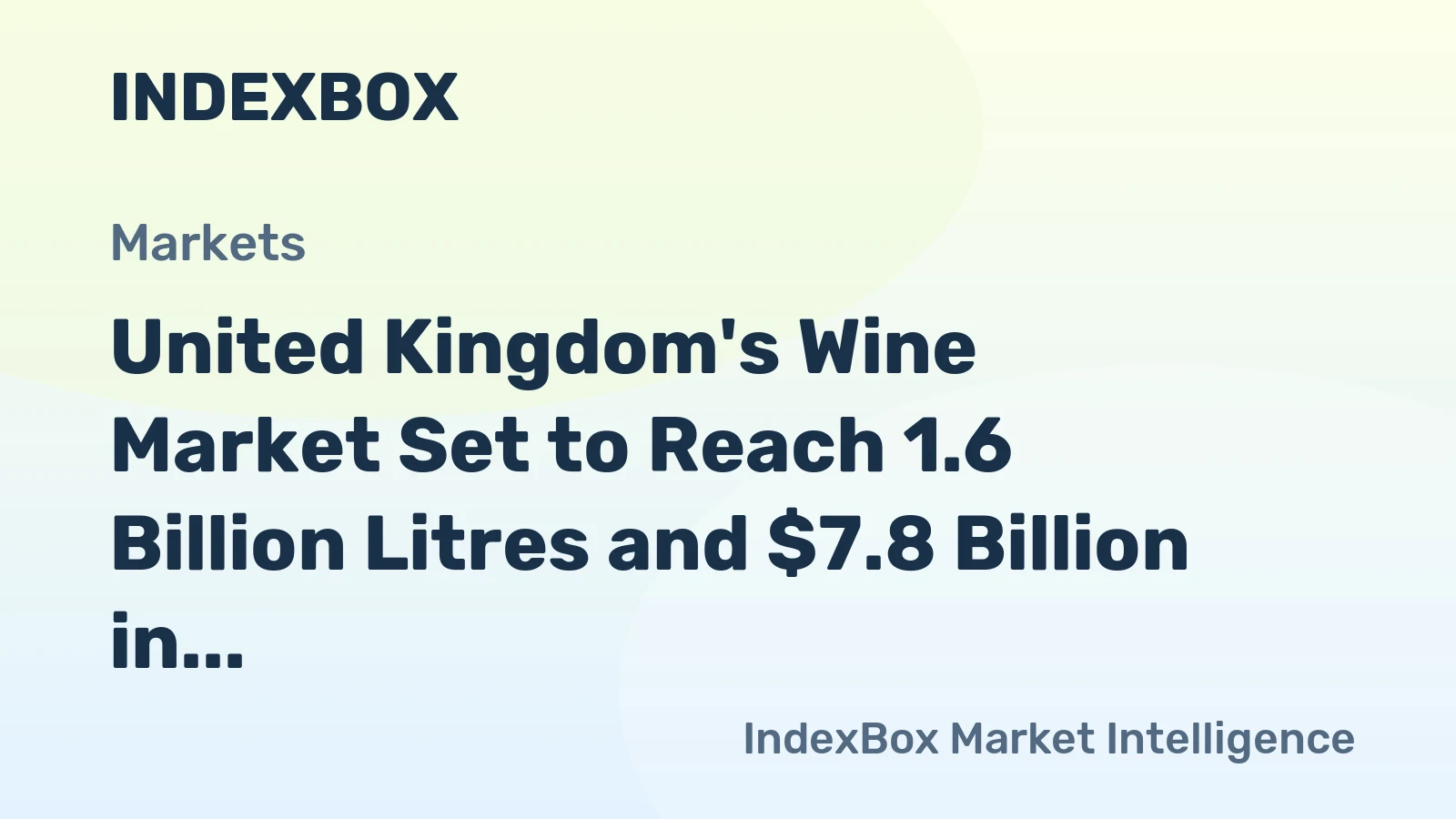 United Kingdom's Wine Market Set to Reach 1.6 Billion Litres and $7.8 Billion in Value