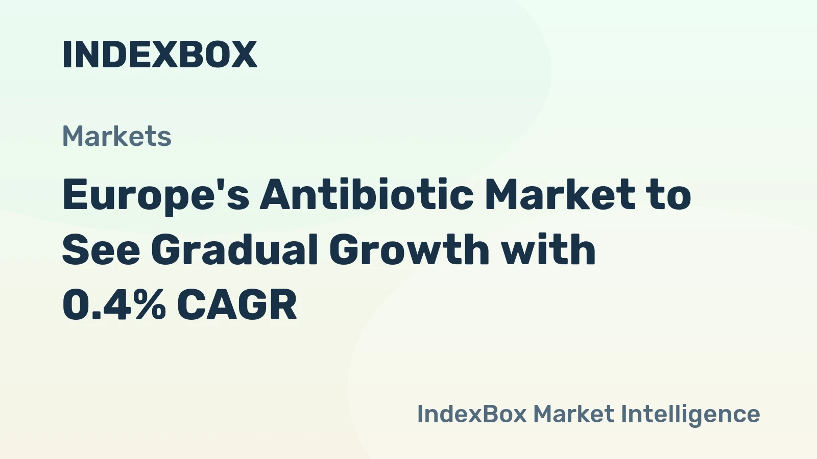 Europe's Antibiotic Market to See Gradual Growth with 0.4% CAGR