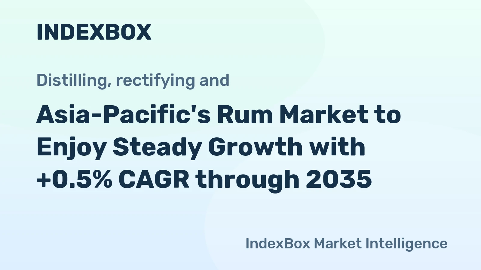 Asia-Pacific's Rum Market to Enjoy Steady Growth with +0.5% CAGR through 2035