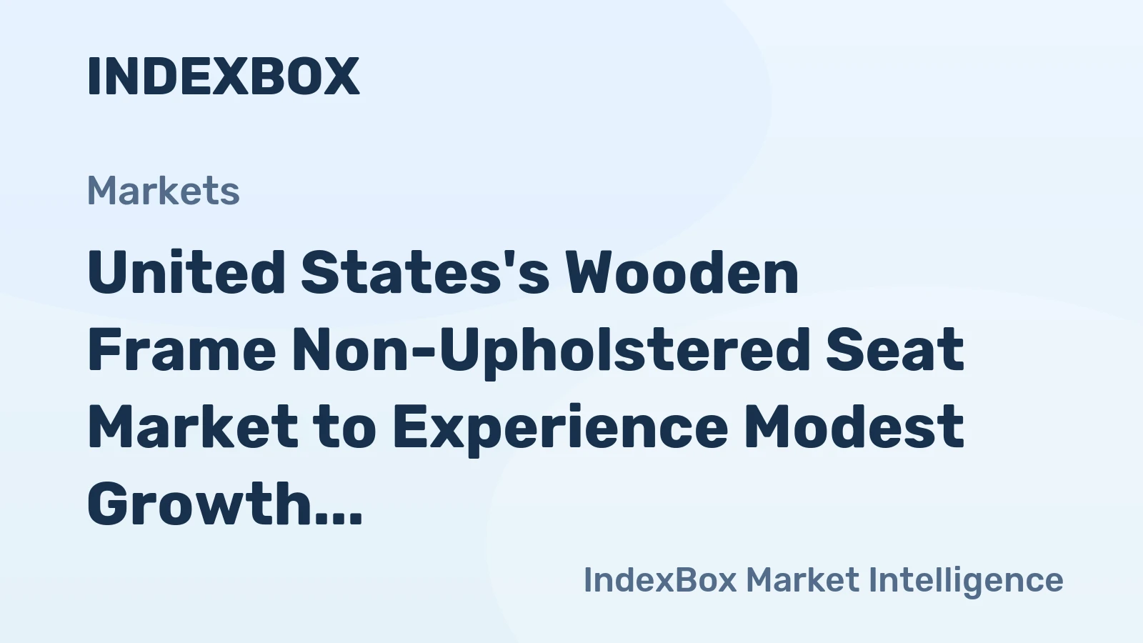 United States's Wooden Frame Non-Upholstered Seat Market to Experience Modest Growth with a Projected CAGR of +1.8% from 2024 to 2035