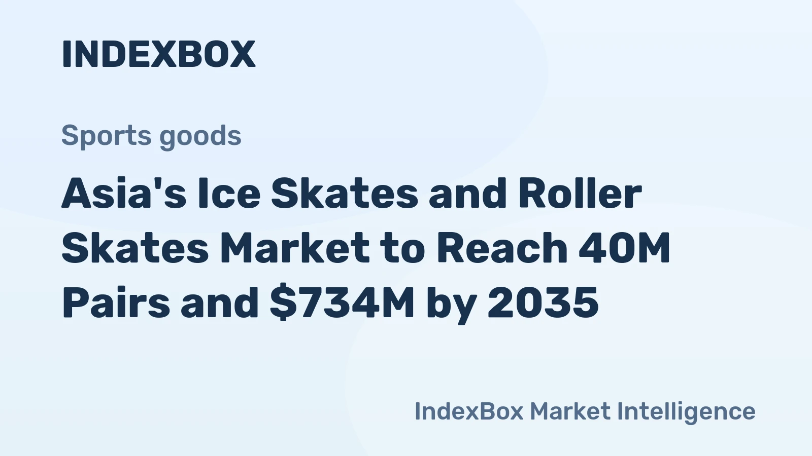 Asia's Ice Skates and Roller Skates Market to Reach 40M Pairs and $734M by 2035