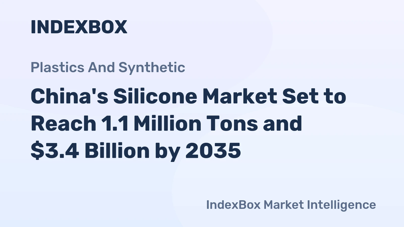 China's Silicone Market Set to Reach 1.1 Million Tons and $3.4 Billion by 2035