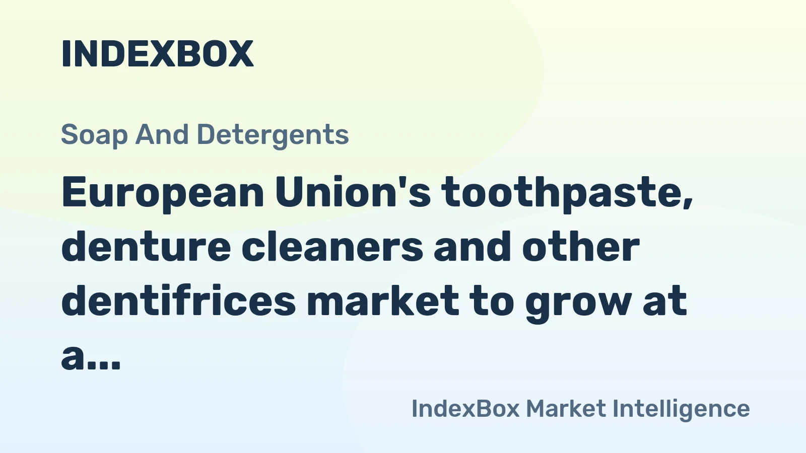European Union's toothpaste, denture cleaners and other dentifrices market to grow at a 2.0% CAGR, driven by increasing demand, reaching 326K tons by 2035.