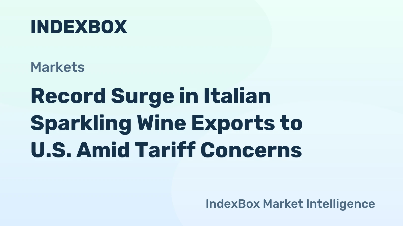 Record Surge in Italian Sparkling Wine Exports to U.S. Amid Tariff Concerns
