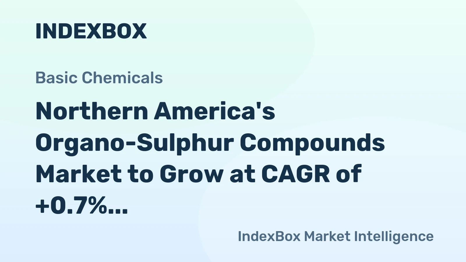 Northern America's Organo-Sulphur Compounds Market to Grow at CAGR of +0.7% by 2035
