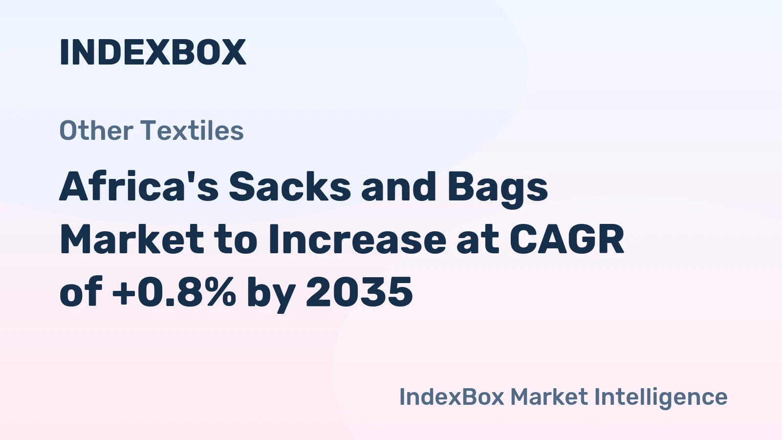 Africa's Sacks and Bags Market to Increase at CAGR of +0.8% by 2035