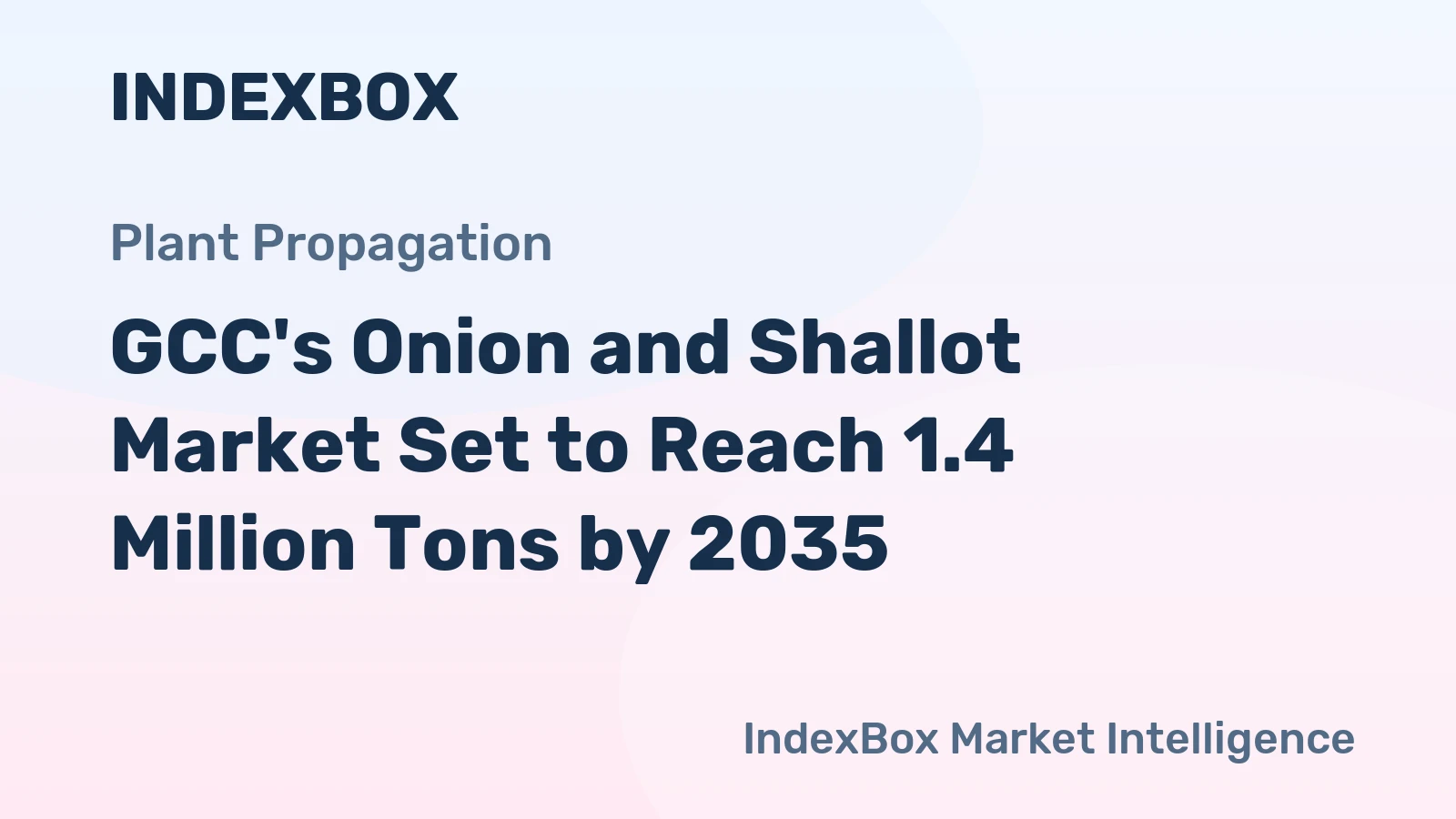 GCC's Onion and Shallot Market Set to Reach 1.4 Million Tons by 2035