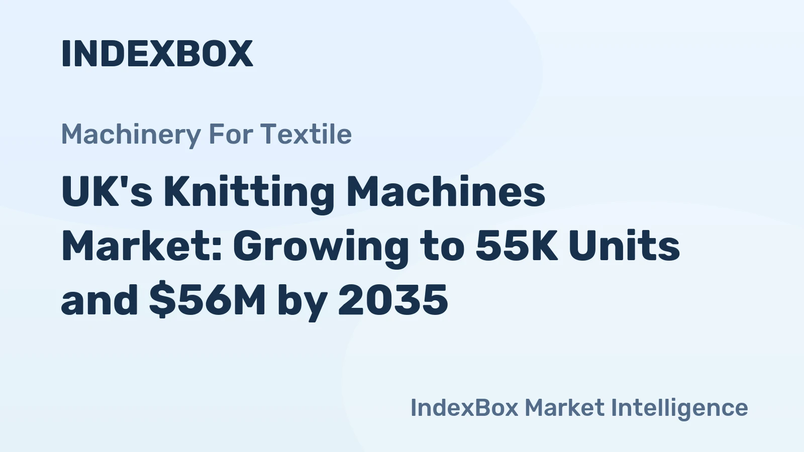 UK's Knitting Machines Market: Growing to 55K Units and $56M by 2035