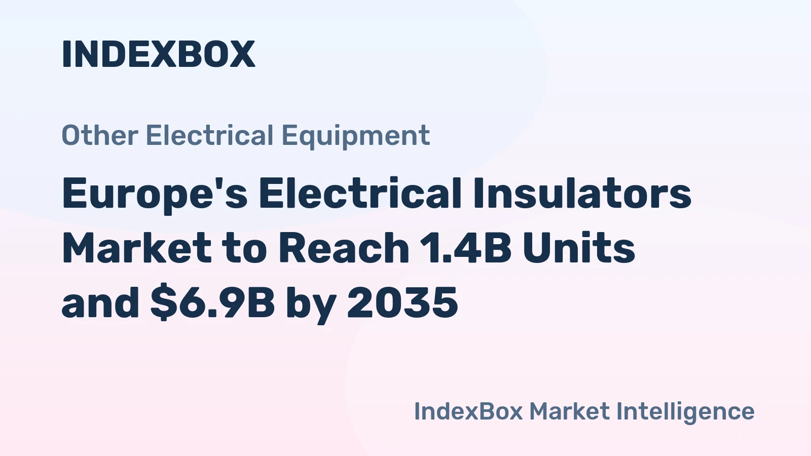 Europe's Electrical Insulators Market to Reach 1.4B Units and $6.9B by 2035
